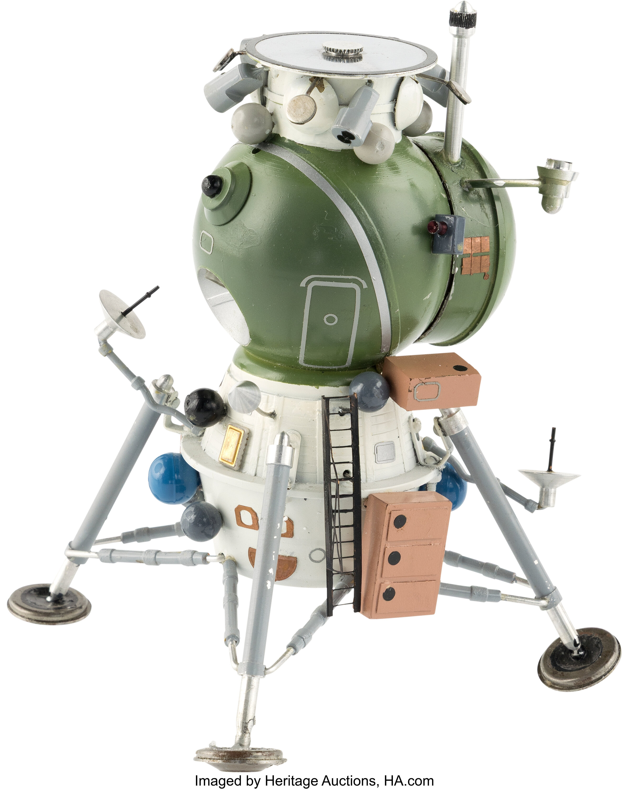 Soviet LK Manned Lunar Lander Display Model... Space Exploration | Lot ...
