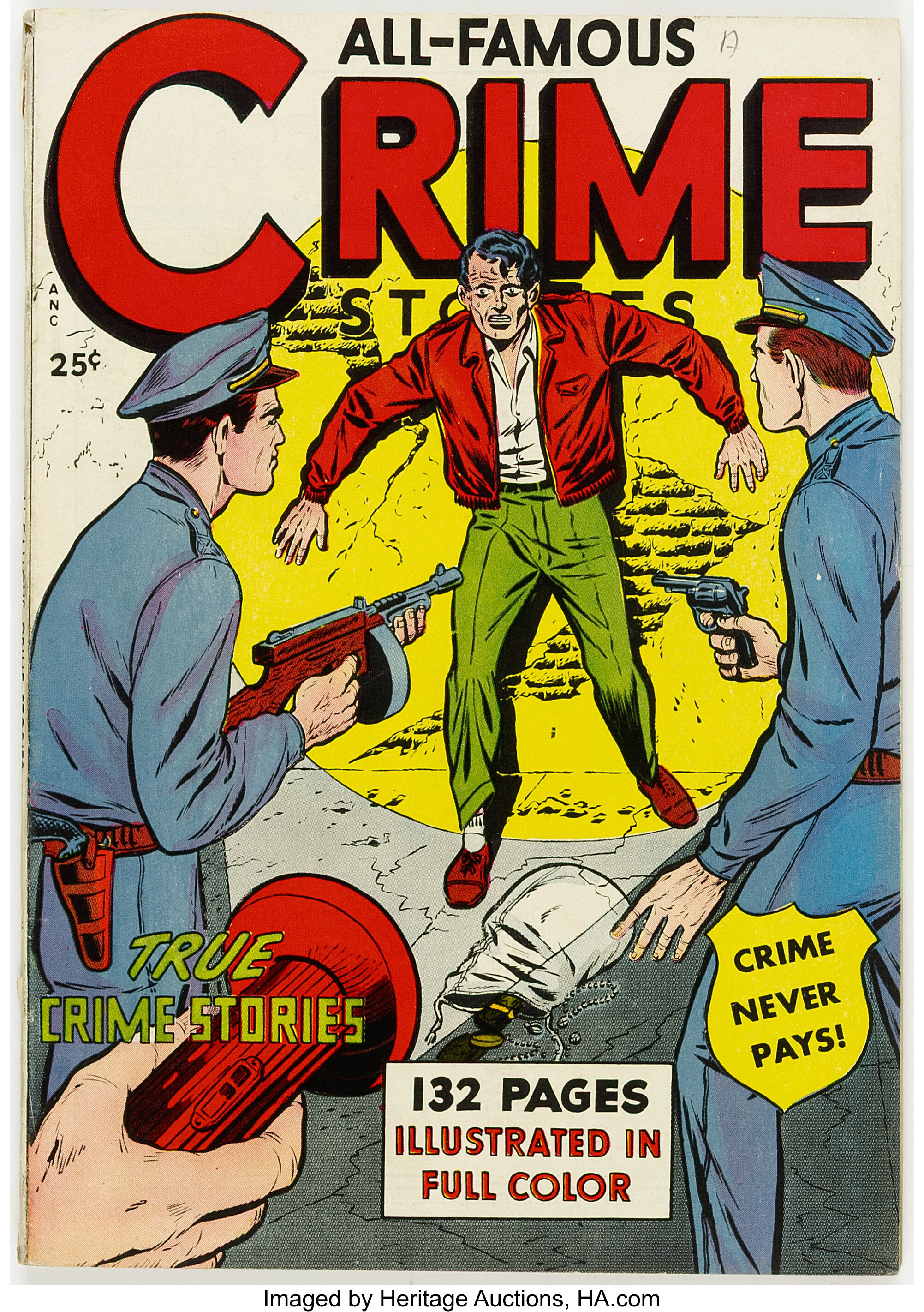 Fox Giants All Famous Crime Stories #nn (Fox Features Syndicate, | Lot ...