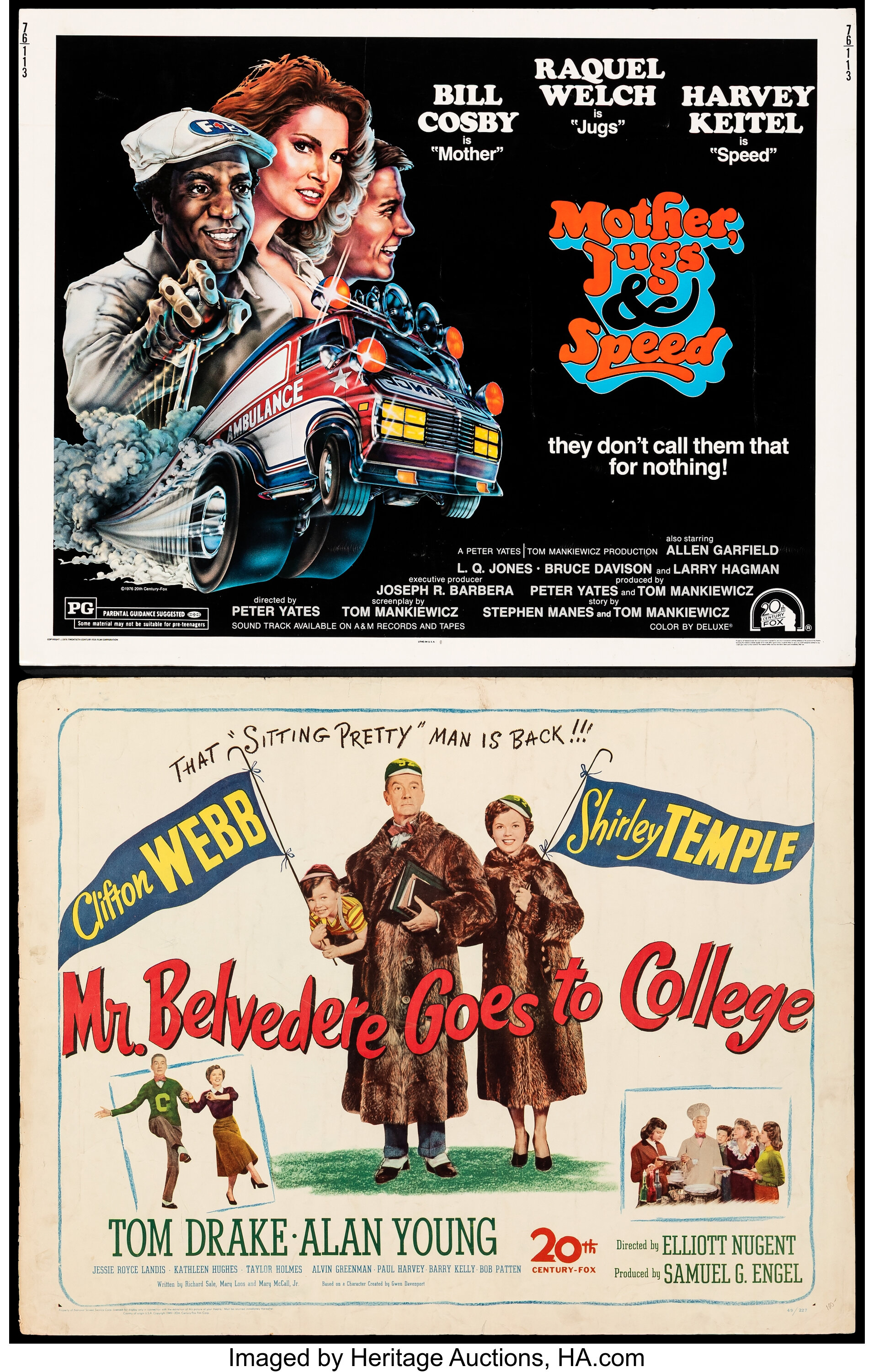 Mother, Jugs & Speed & Other Lots (20th Century Fox, 1976). Folded ...
