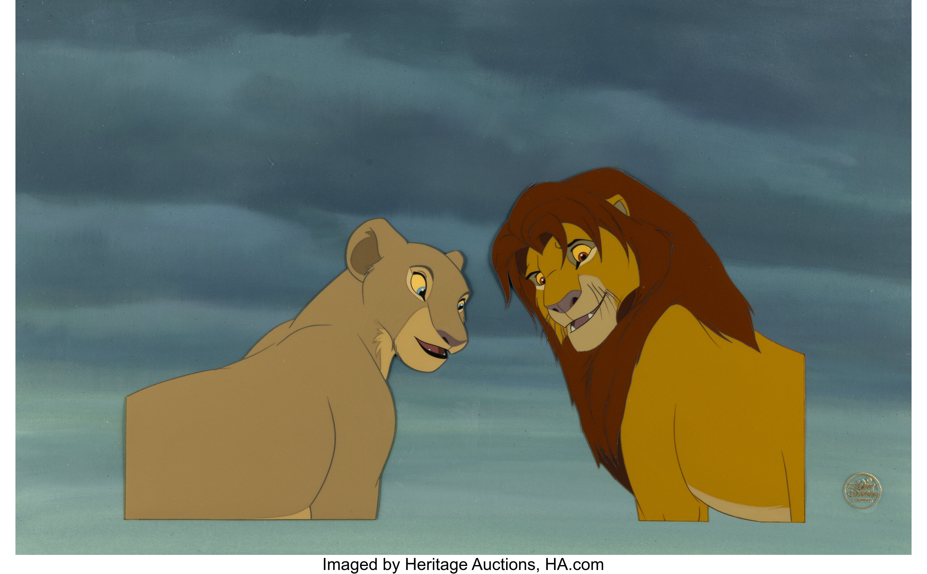 The Lion King RARE Key Master Production Background Setup with | Lot ...