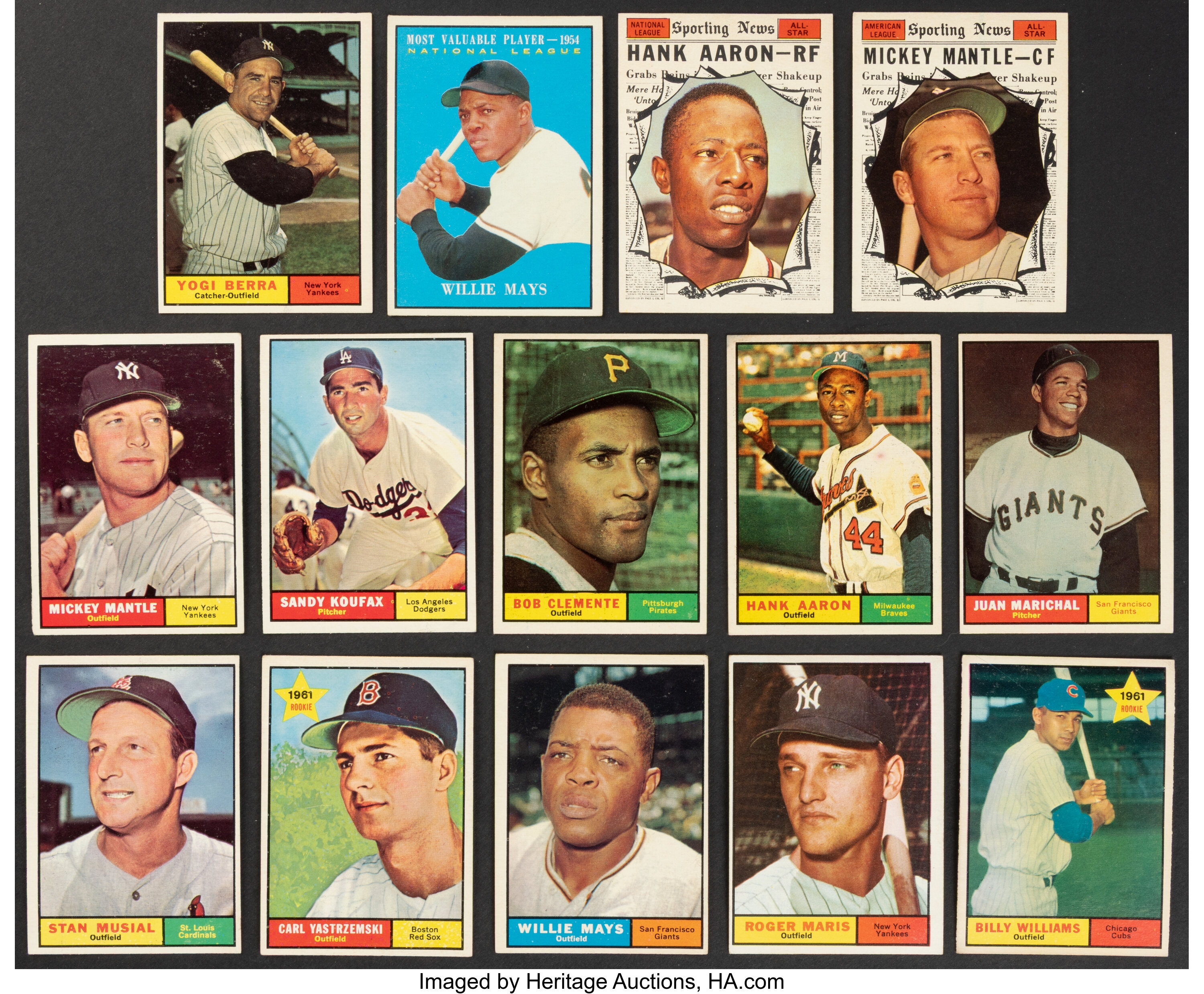 1961 Topps Baseball Complete Set (587). ... Baseball Cards Sets | Lot ...