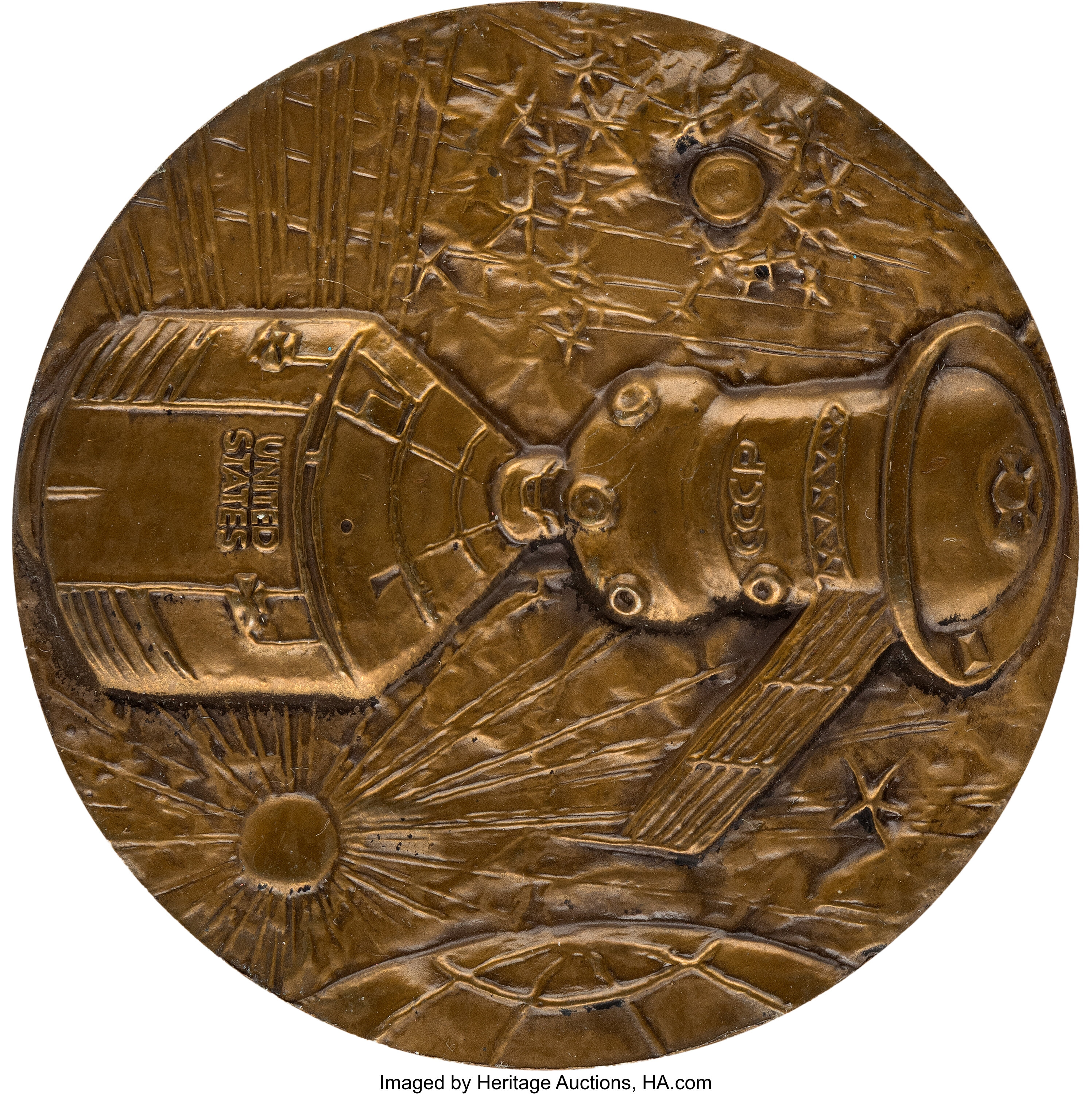 Soviet Space Program Medals, Apollo-Soyuz Space Project: | Lot #50642 ...
