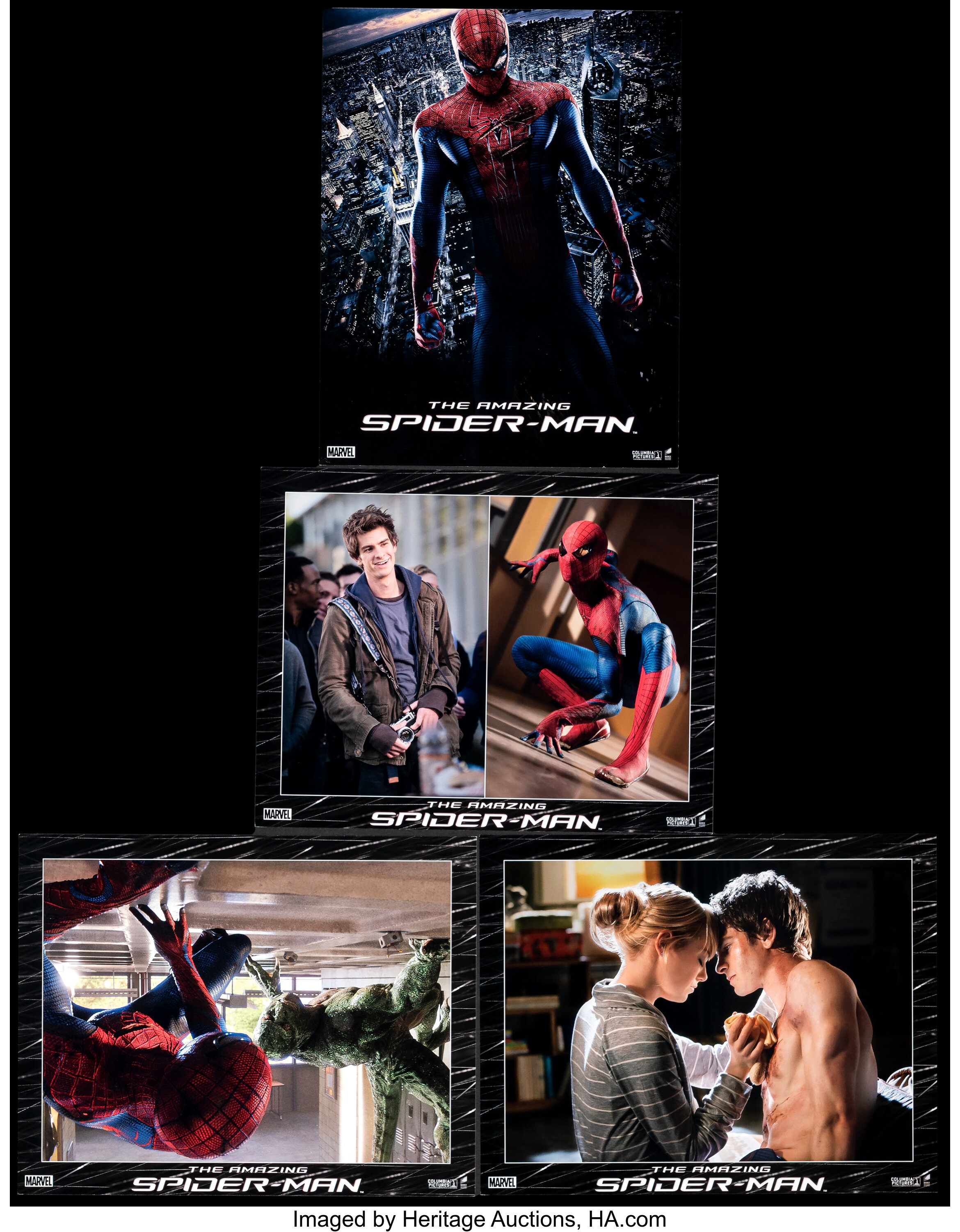 The Amazing Spider-Man (Columbia, 2012). Mint. Lobby Card Set of 10 ...