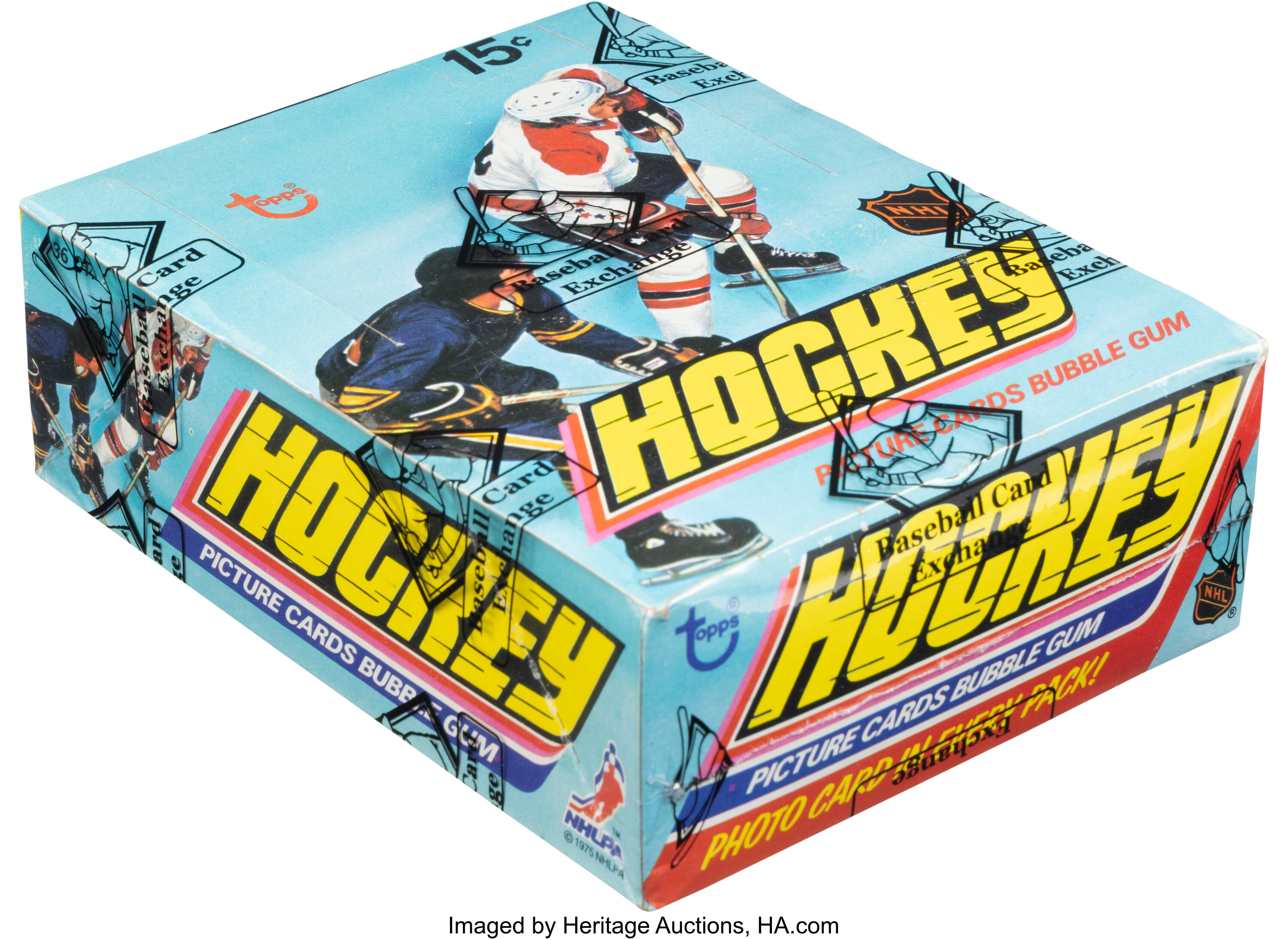 1977 Topps Hockey Wax Box with 36 Unopened Packs - In 1976 Wrappers ...