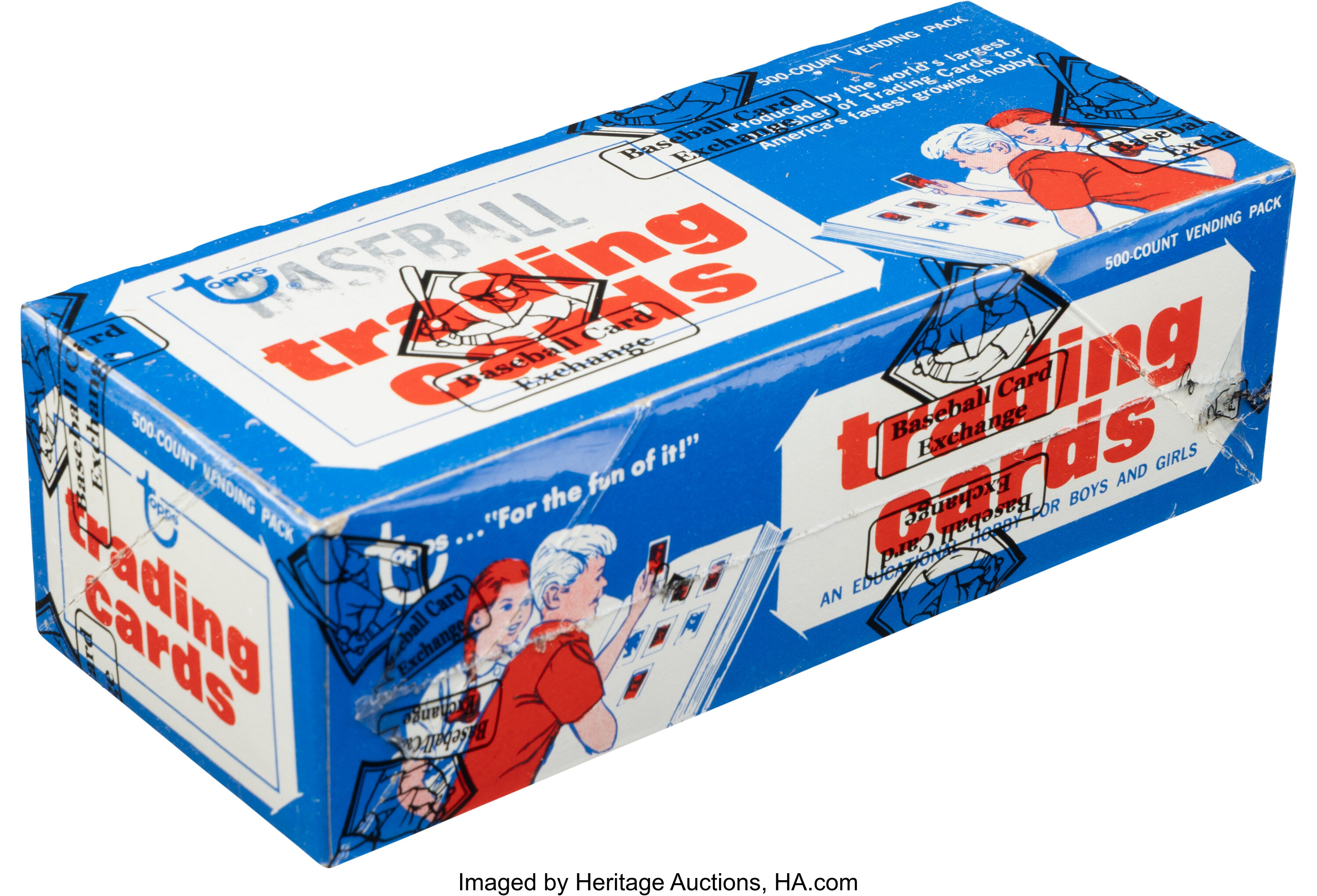 1977 Topps Baseball Unopened 500-Count Vending Box - From The | Lot ...