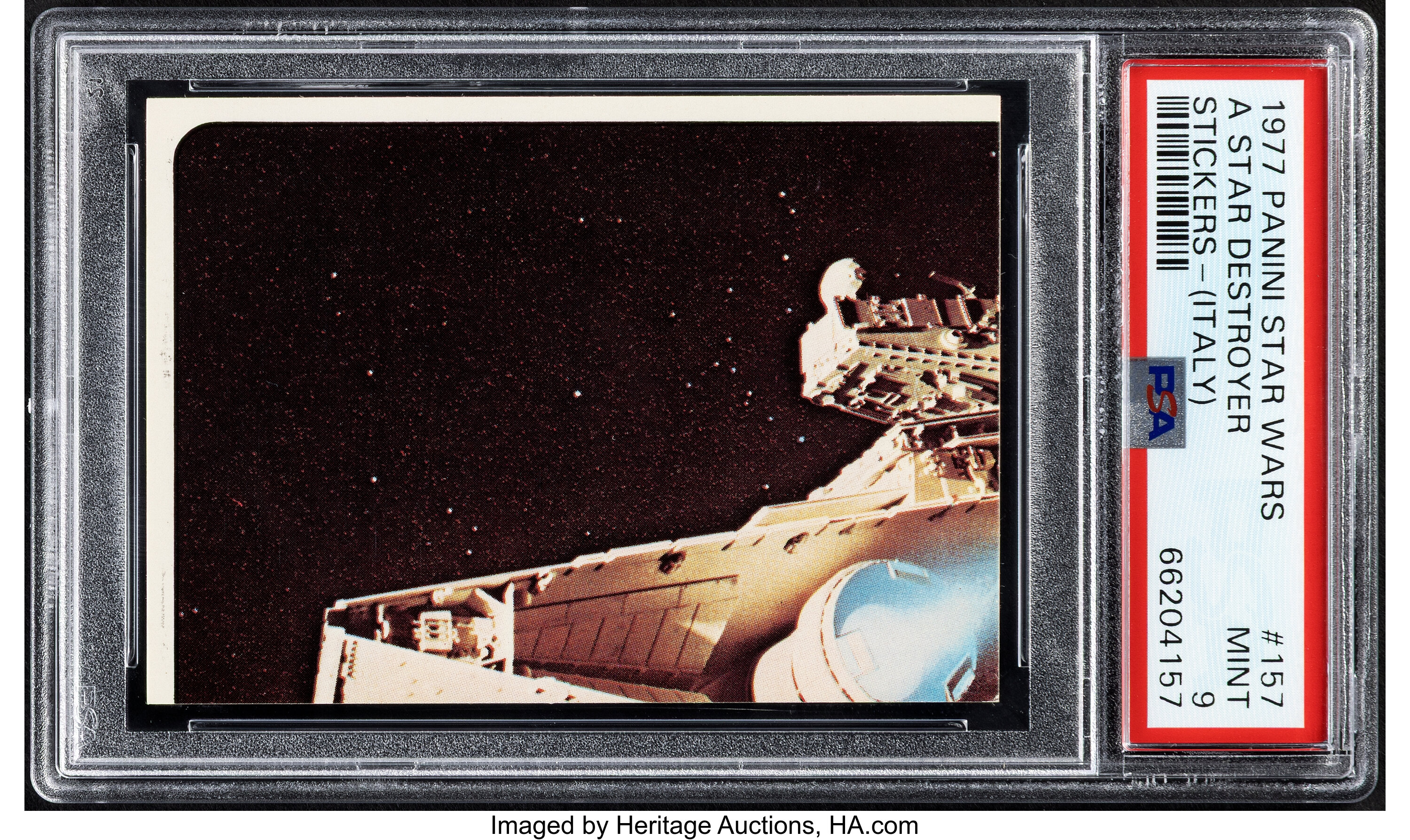 1977 Panini Stickers Star Wars (Italy) #157 "A Star Destroyer" - | Lot ...