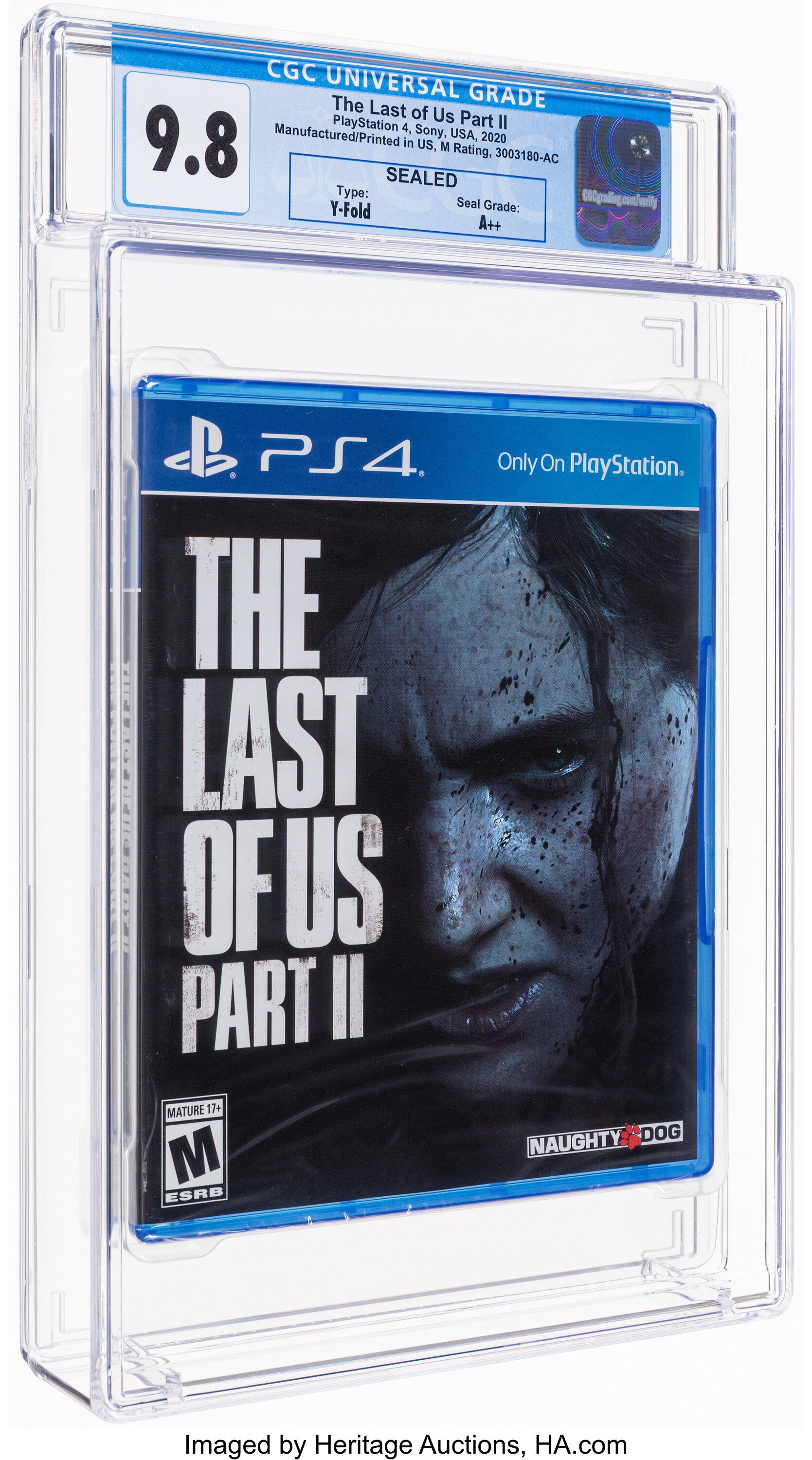 The Last of Us Part II - CGC 9.8 A++ Sealed, PS4 Sony 2020 USA ...