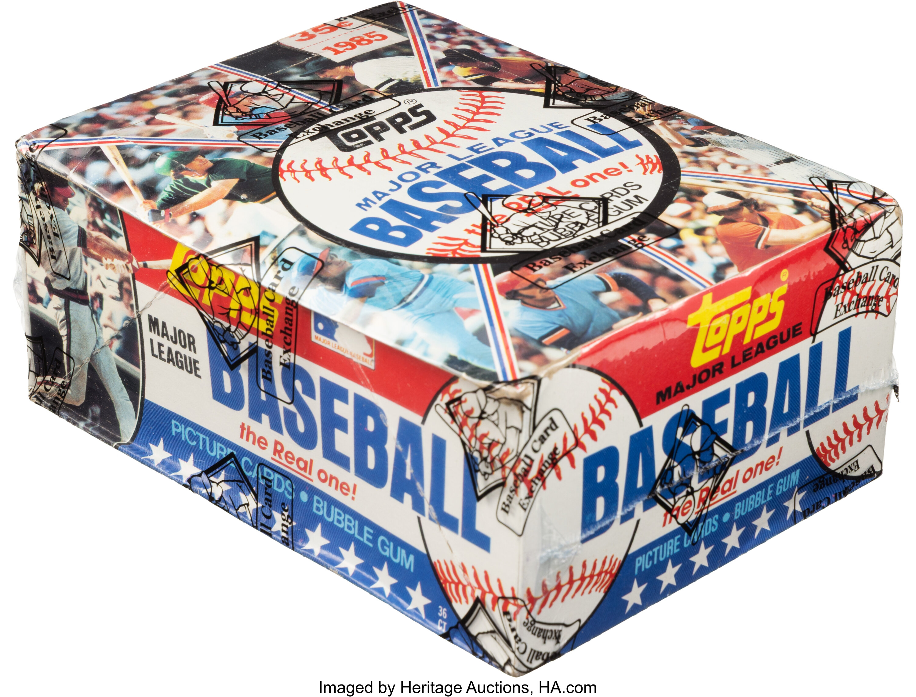 1985 Topps Baseball (In a 1981 Topps Display) Wax Box With 36 | Lot ...