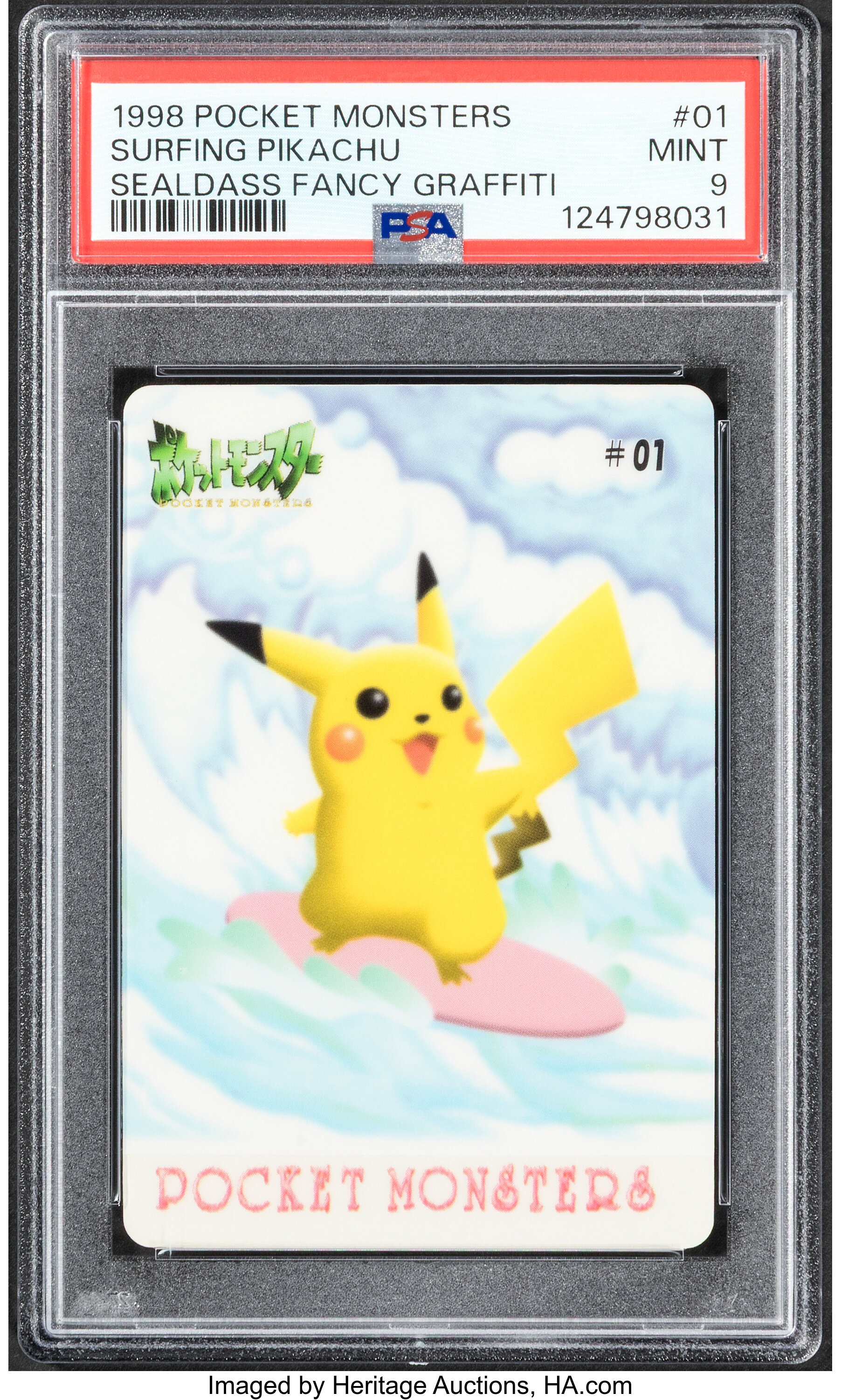 Pokémon Pikachu and Others 01 Sealdass Fancy Graffiti PSA Trading | Lot ...