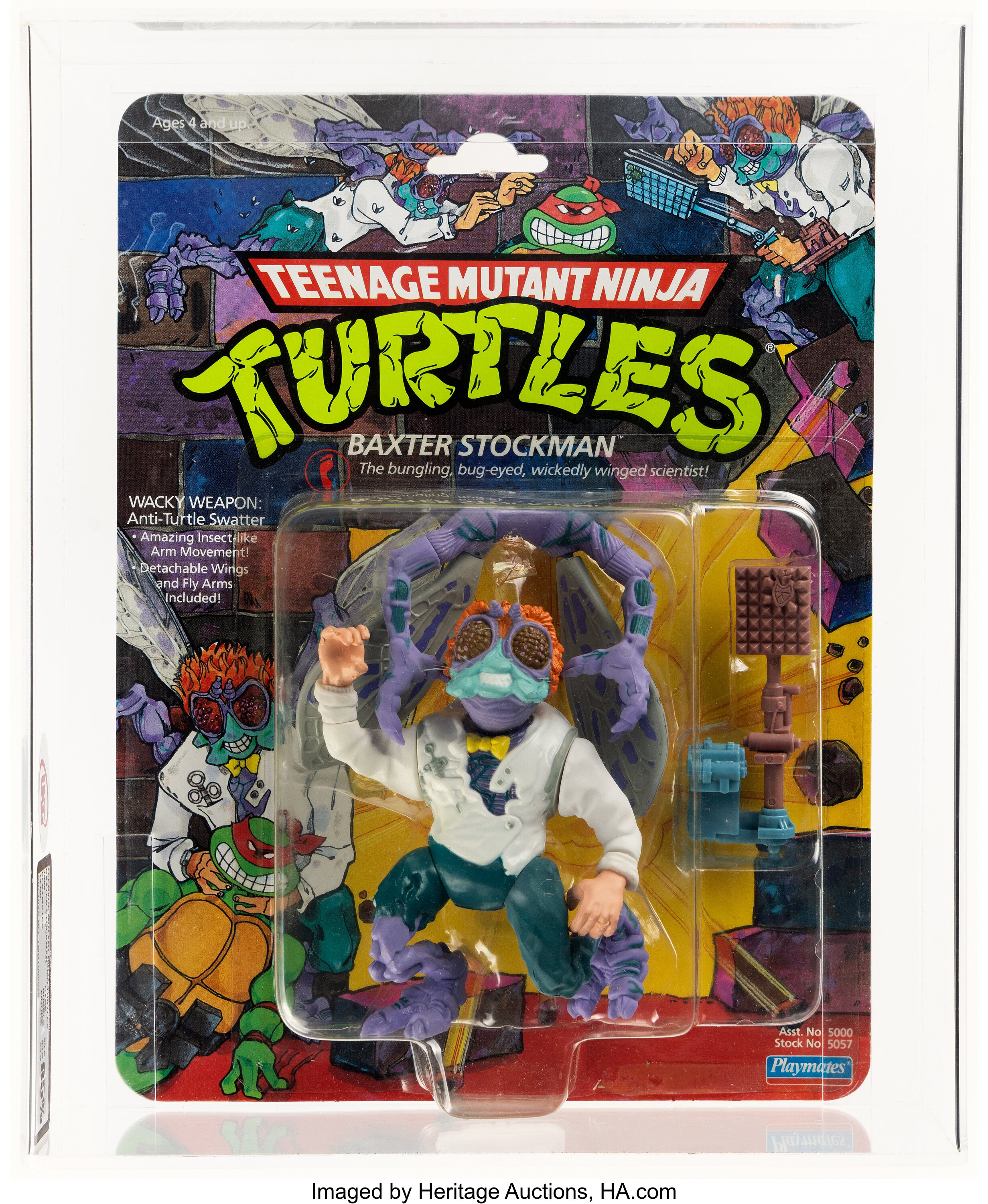 Teenage Mutant Ninja Turtles Baxter Stockman (Rose Swatter) UKG 85% ...