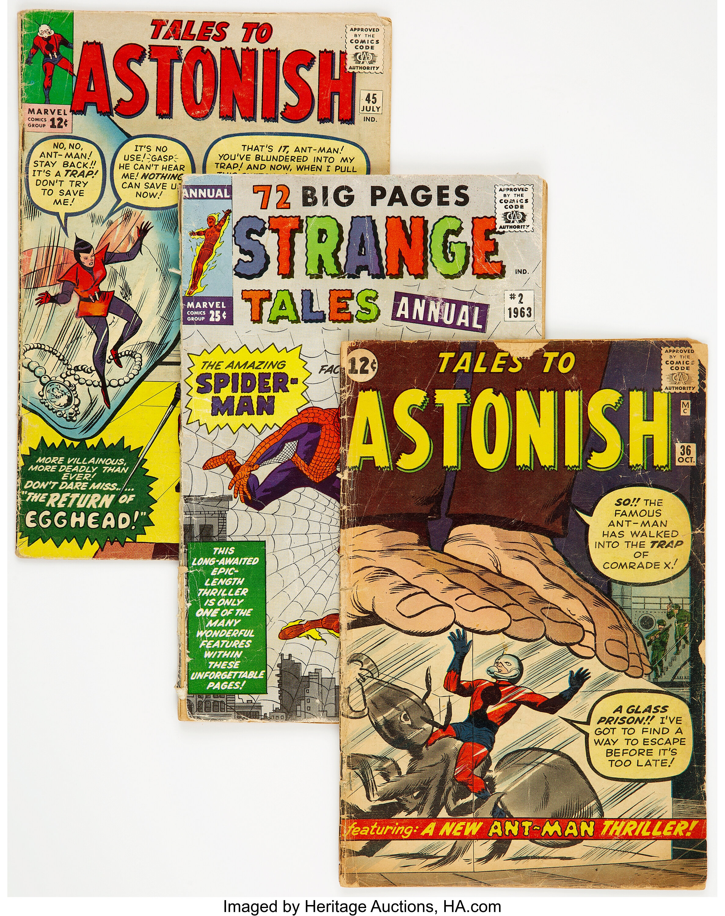 Marvel Silver Age Superhero Comics Group of 5 (Marvel, 1960s) | Lot ...