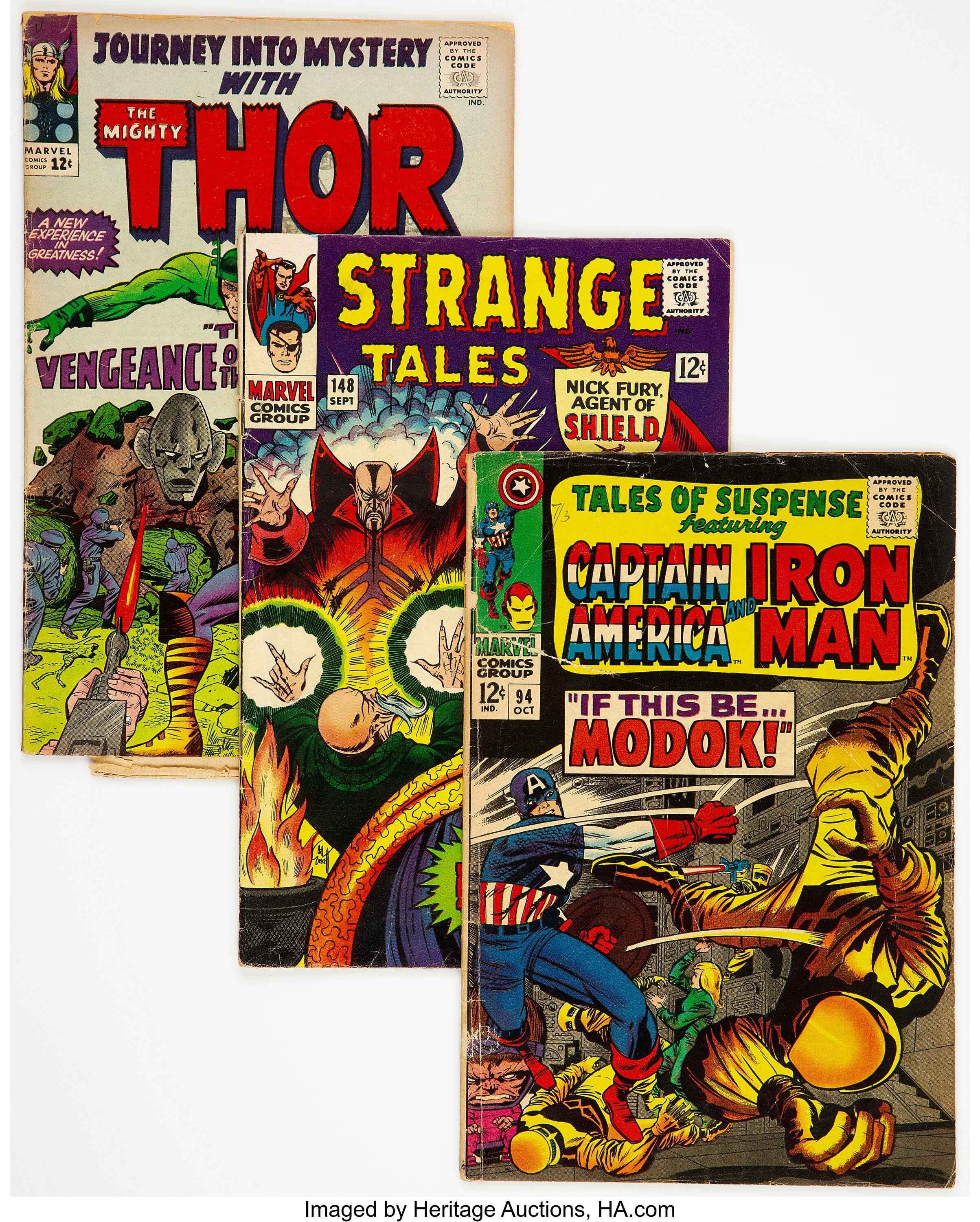 Marvel Silver Age Superhero, Horror, and Western Comics Group of 8 ...