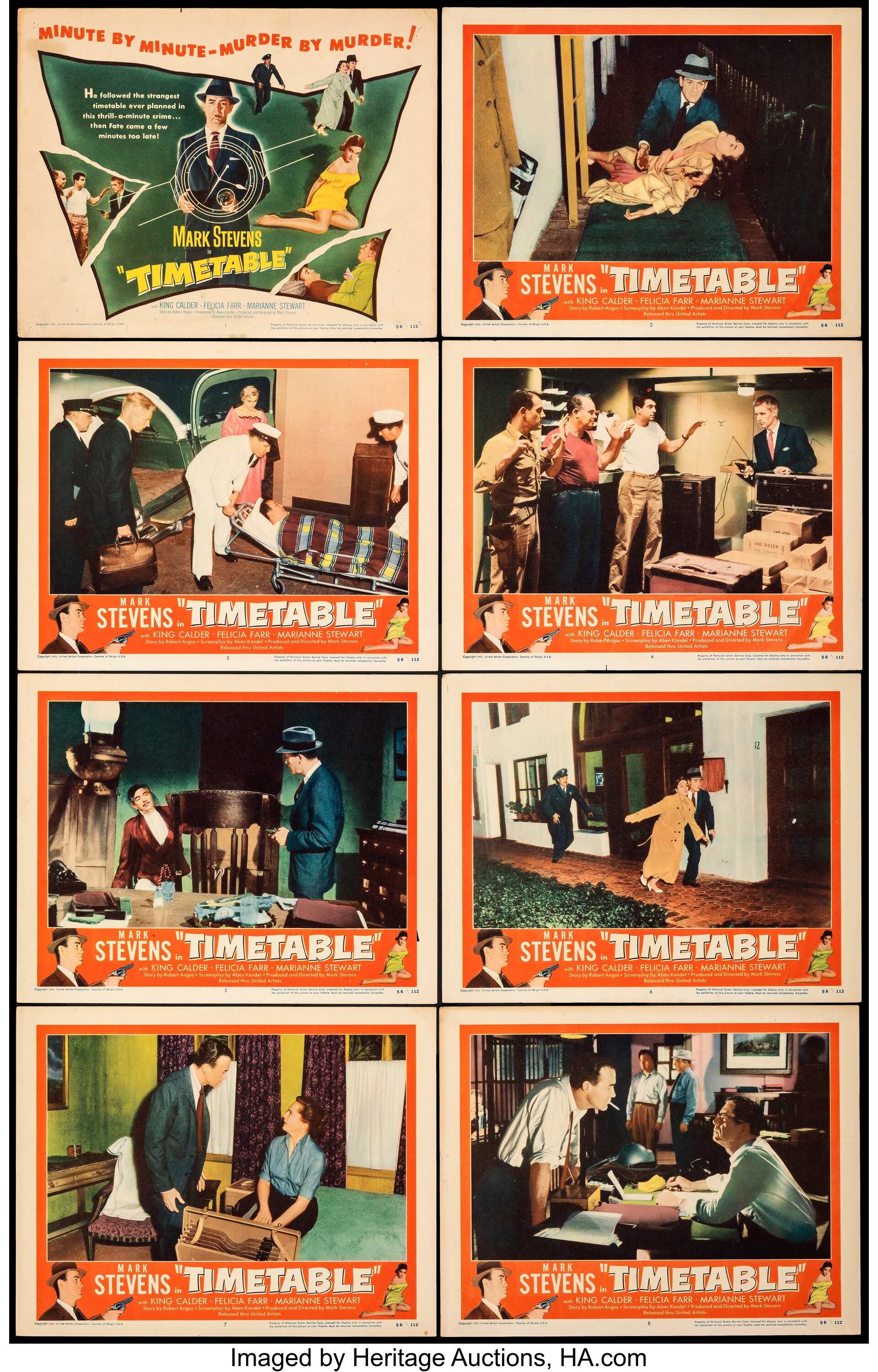 Timetable & Other Lot (United Artists, 1956). Very Fine-. Lobby | Lot ...