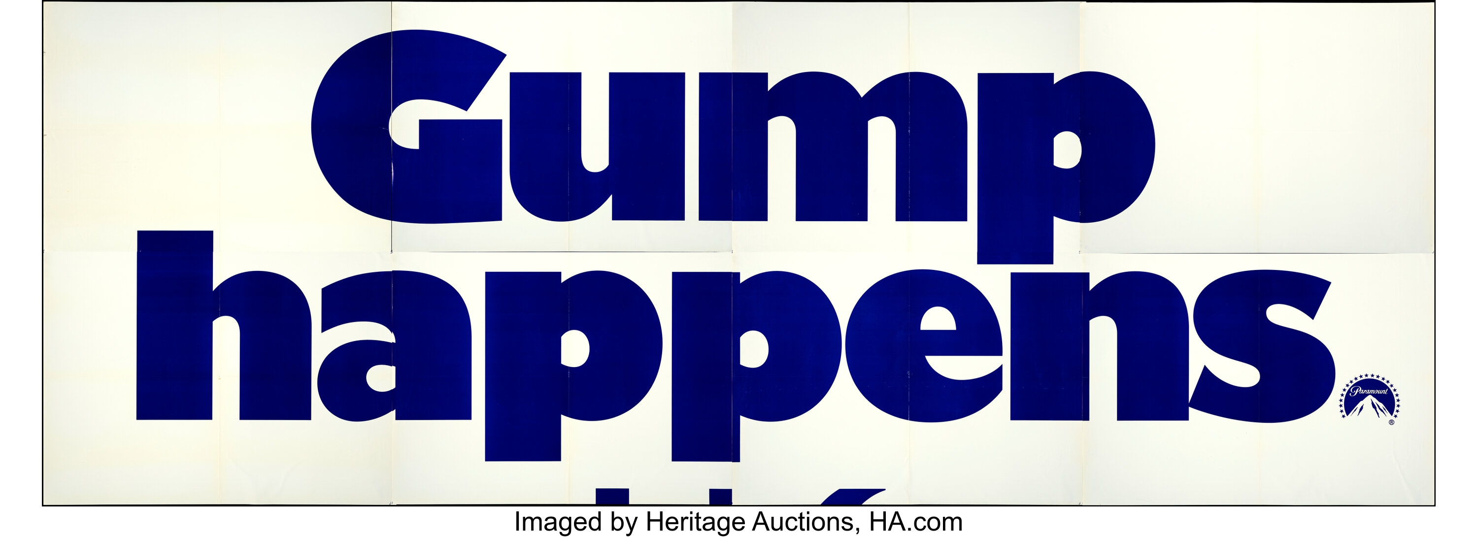 Forrest Gump (Paramount, 1994). Folded, Very Fine-. 30 Sheet (118 ...