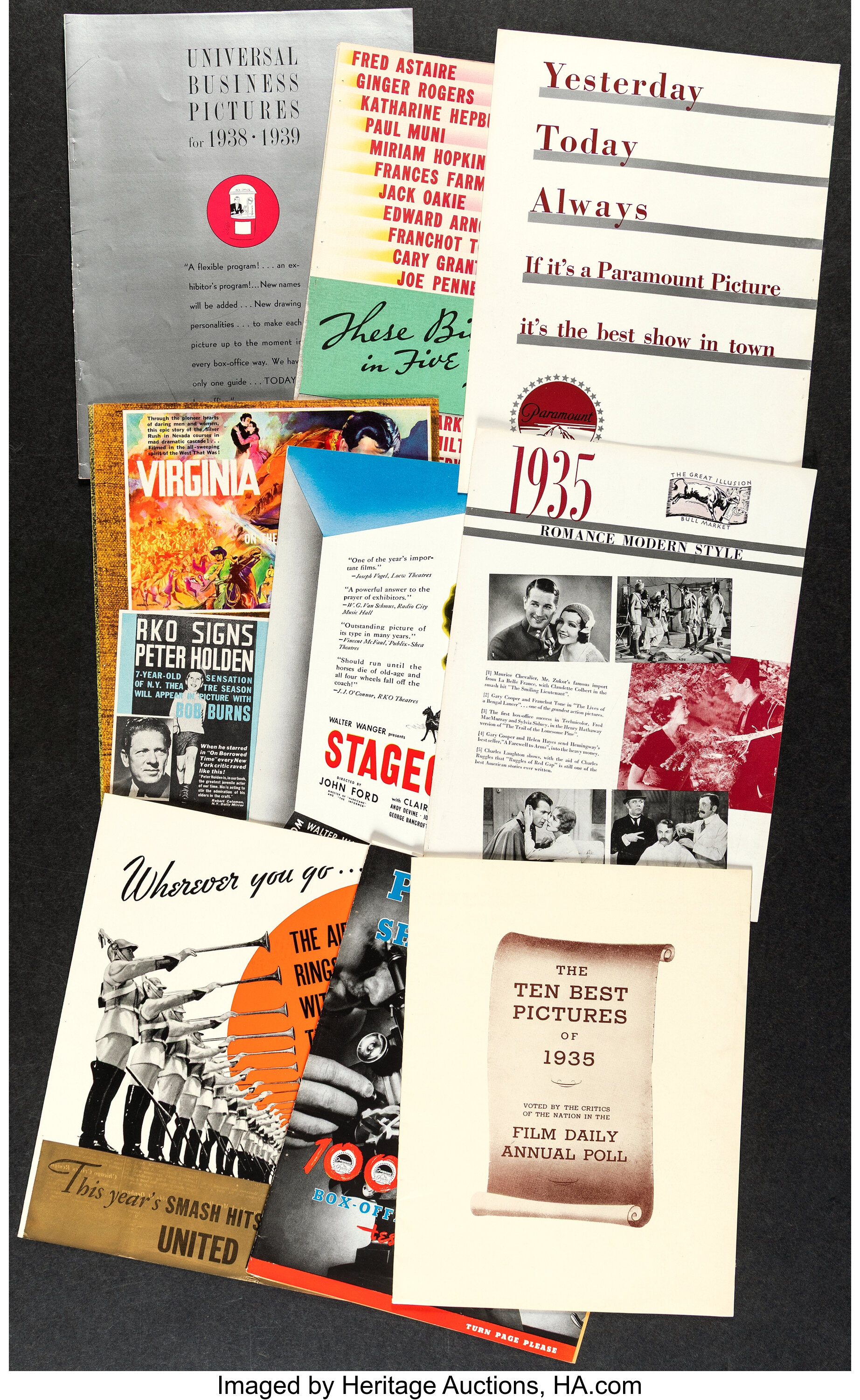 Magazine Lot (Various, 1930s-1970s). Fine/Very Fine. Movie | Lot #52160 ...