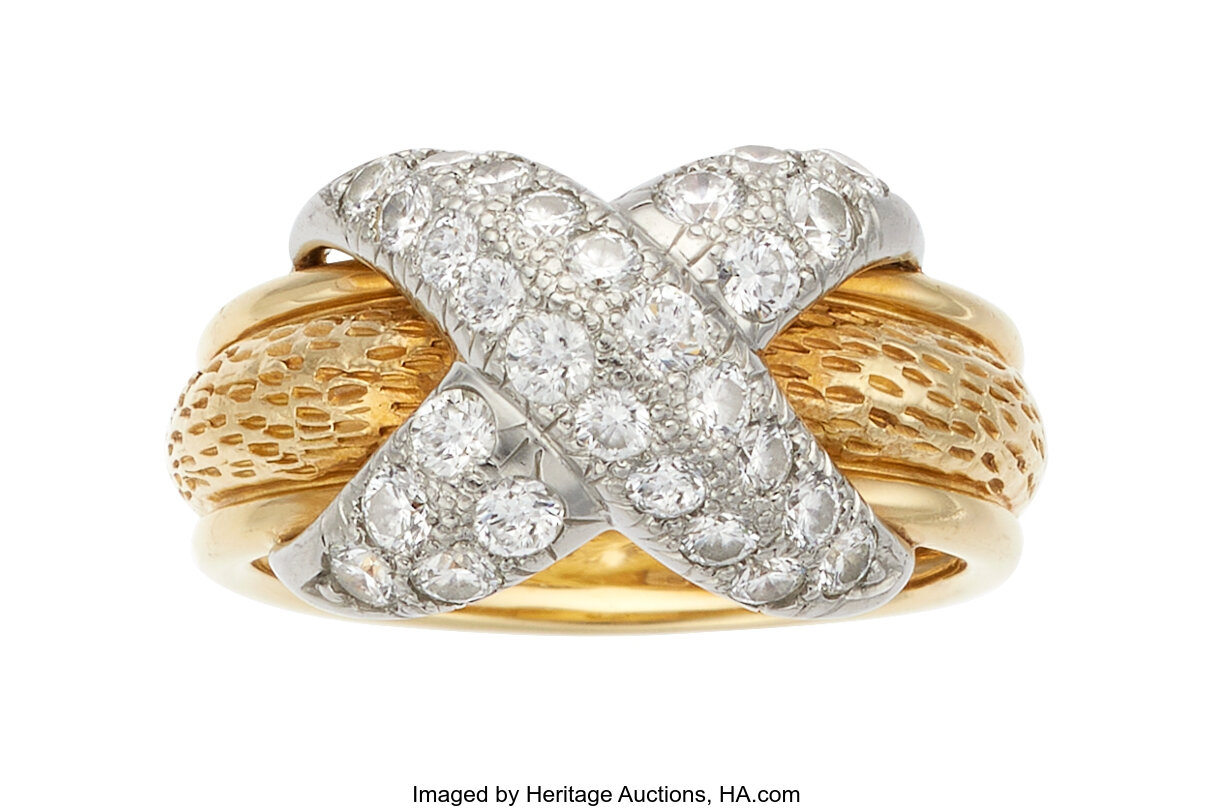 Schlumberger Studios for Tiffany & Co. Diamond, Platinum, Gold | Lot ...