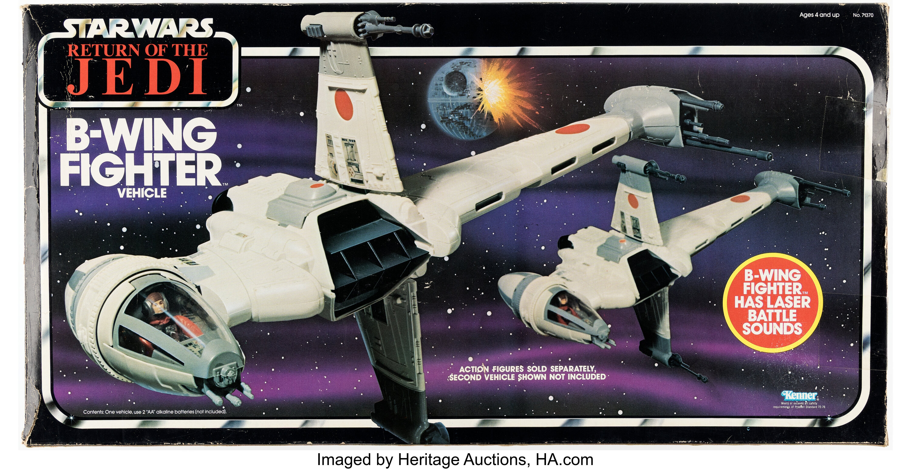 Star Wars ROTJ B-Wing (Kenner, 1984).... Action Figures Star Wars | Lot ...