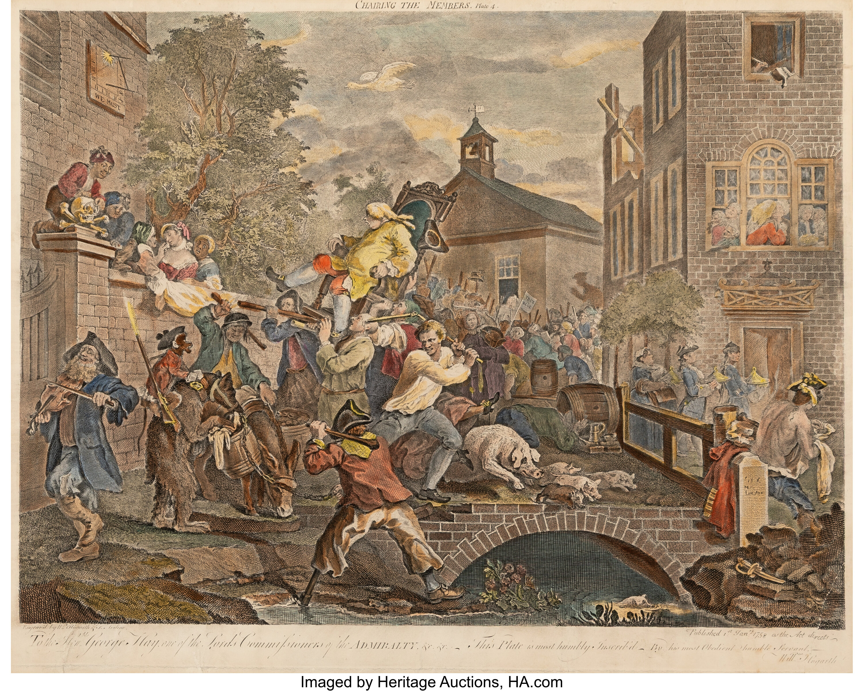 Luke Sullivan (Irish, 1725-1771). After William Hogarth (British, | Lot ...