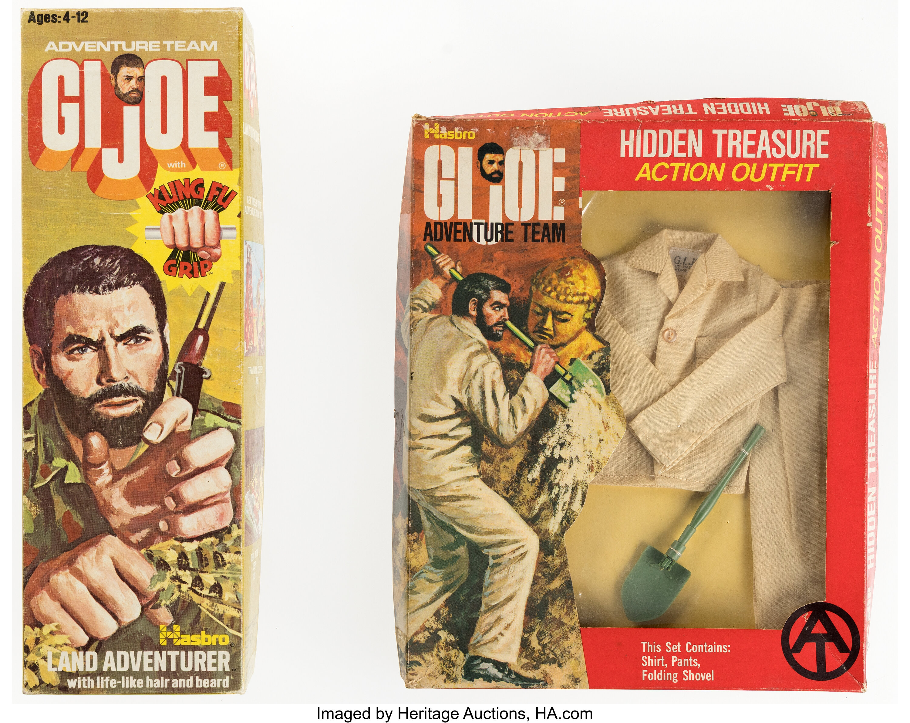 G.I. Joe Adventure Team Land Adventurer (w/ KFG) & Hidden Treasure ...