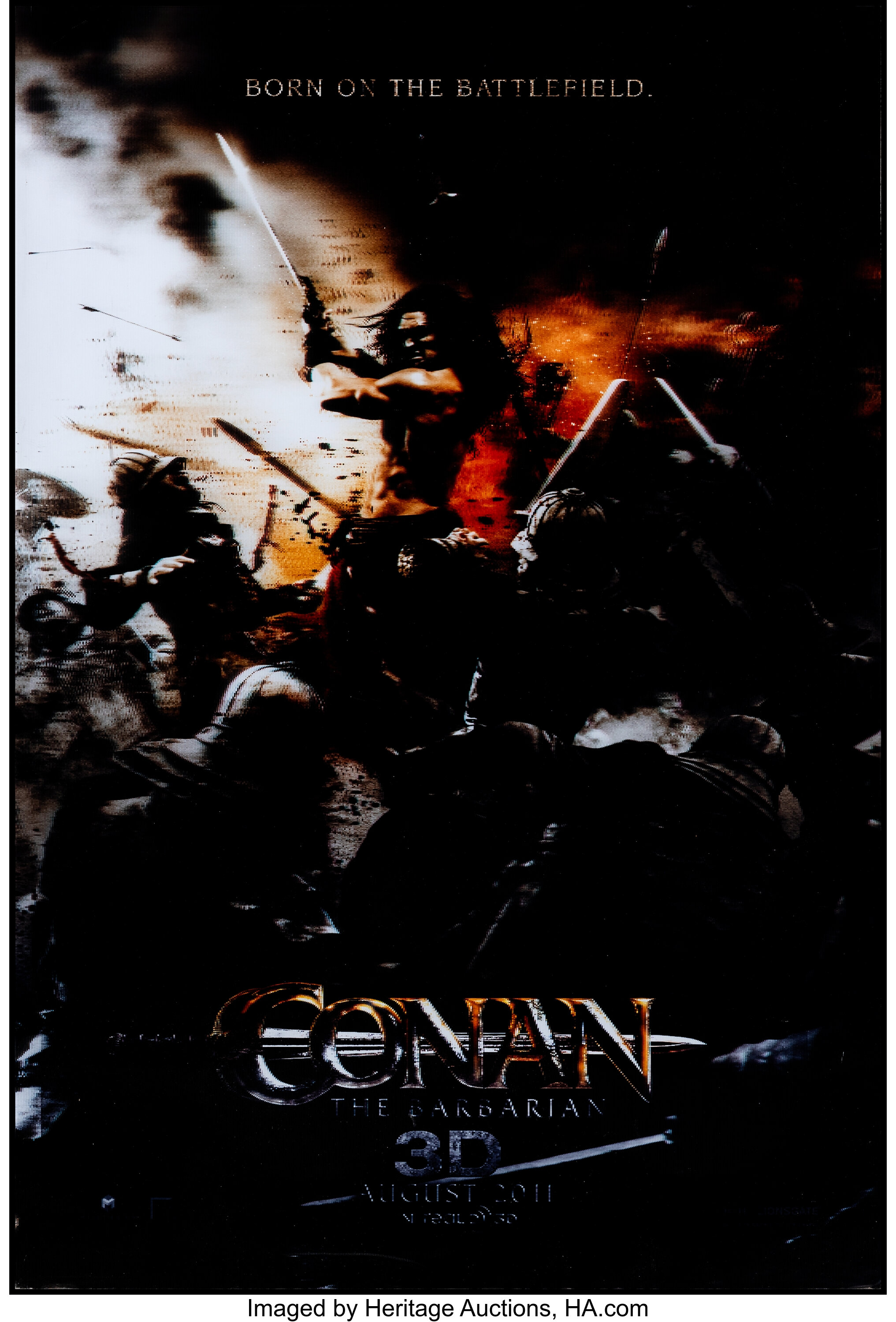 Conan the Barbarian (Lions Gate, 2011). Very Fine. Lenticular One | Lot ...