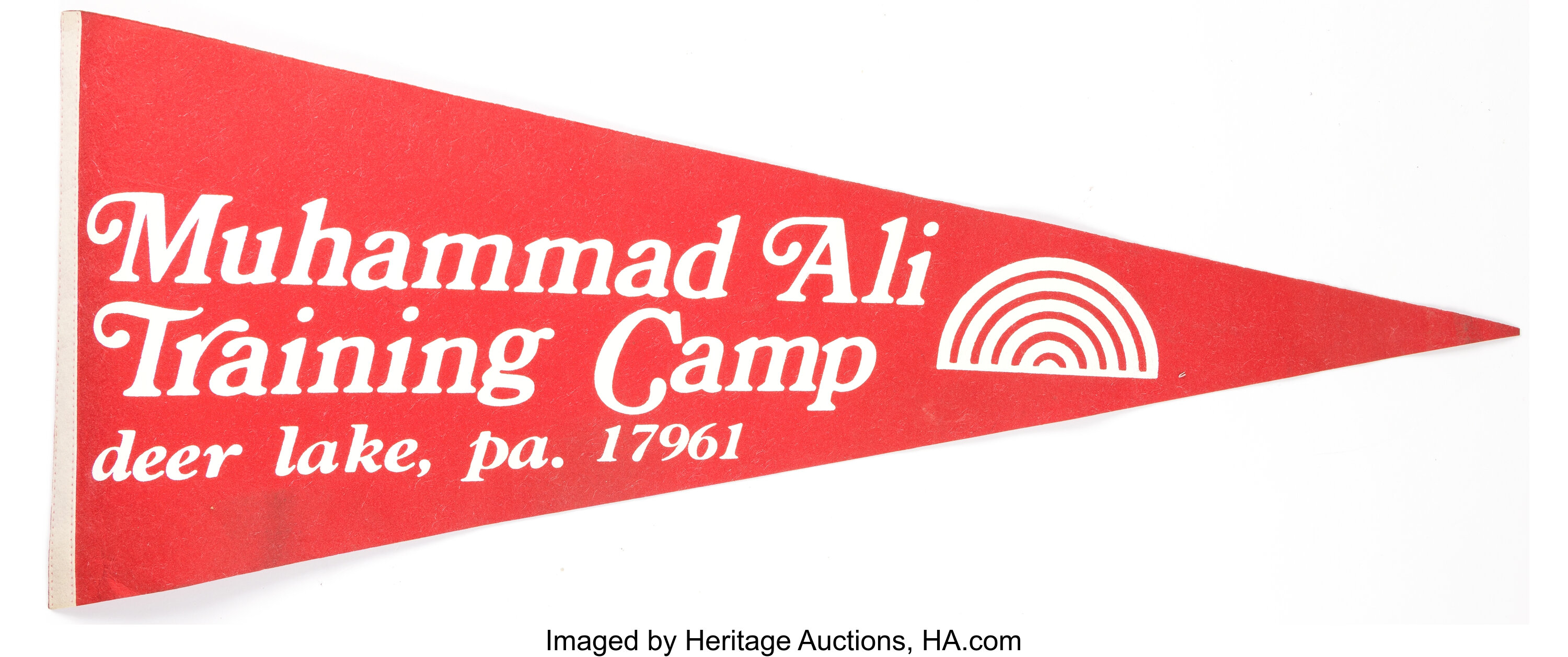 Muhammad Ali Deer Lake Pennant.... Boxing Collectibles Memorabilia ...