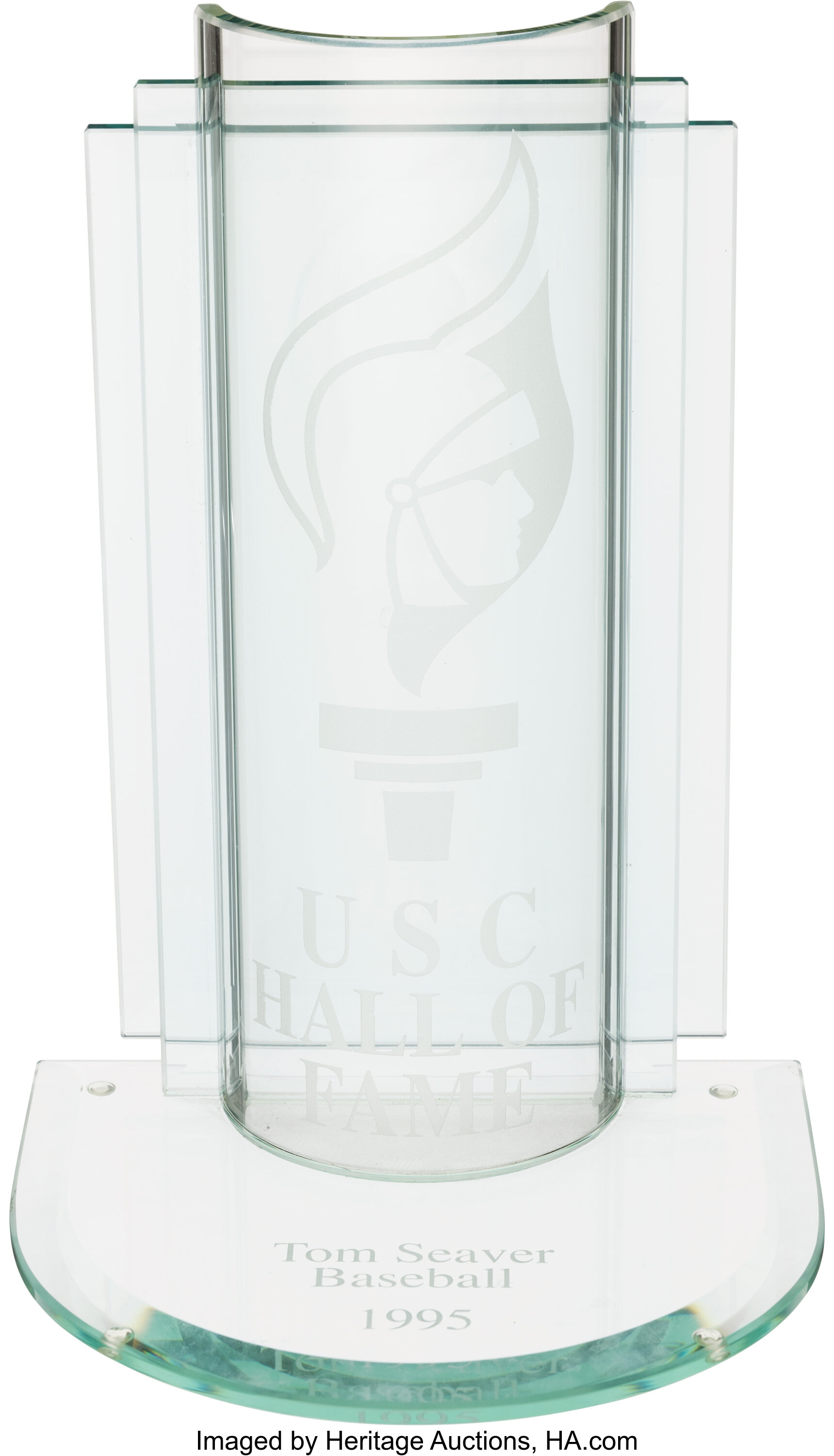 1995 USC Hall of Fame Trophy Presented to Tom Seaver from The Tom | Lot ...