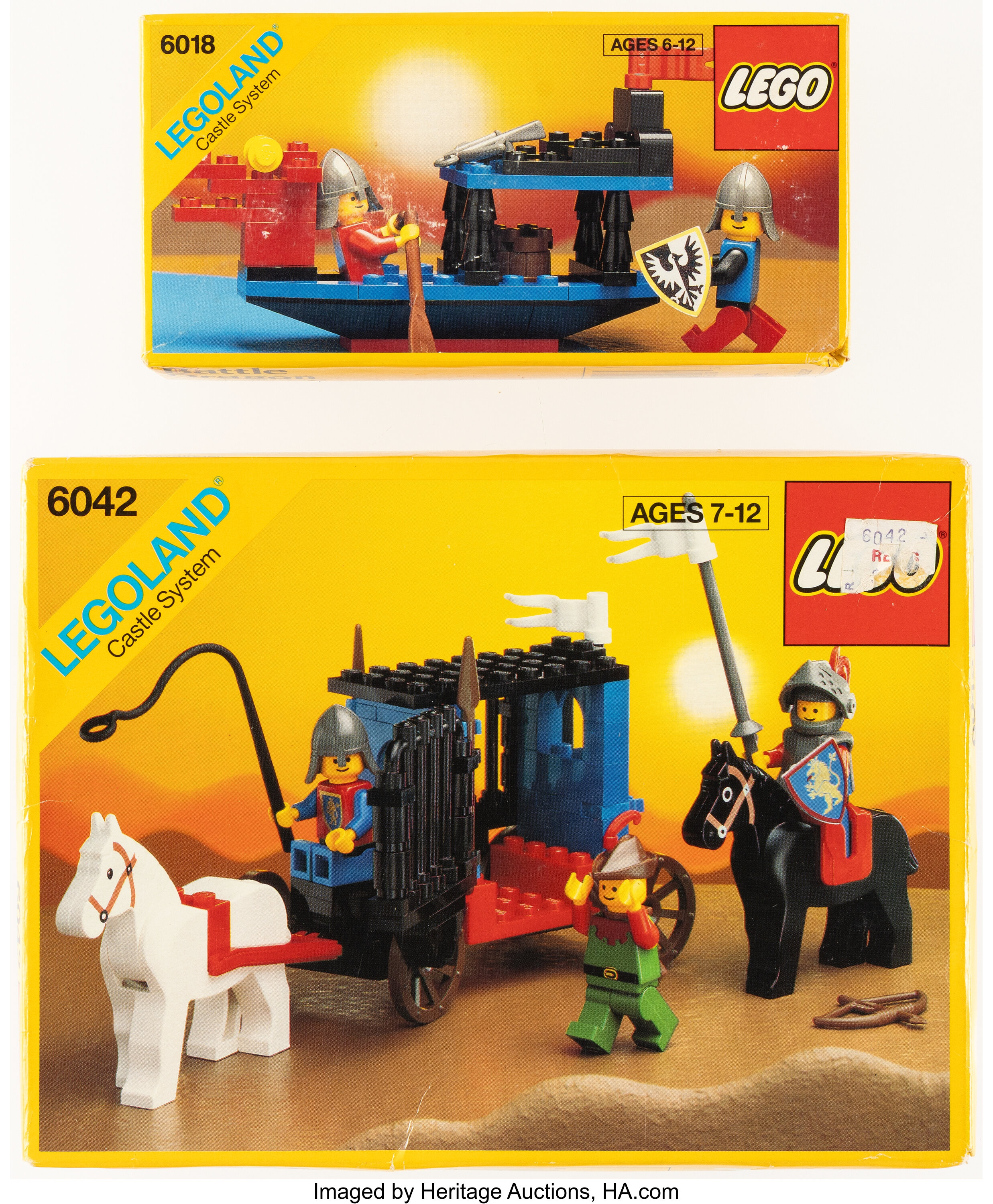 LEGO Legoland Castle Systems Battle Dragon (6018) & Dungeon Hunters ...