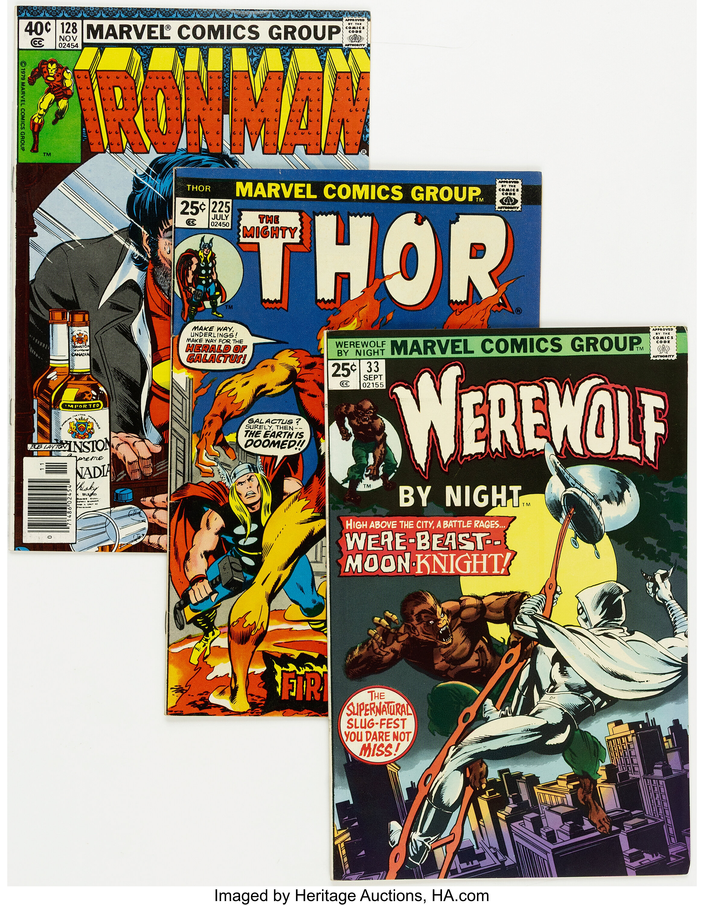 Marvel Bronze and Modern Age Comics Group of 18 (Marvel, 1970s-80s ...