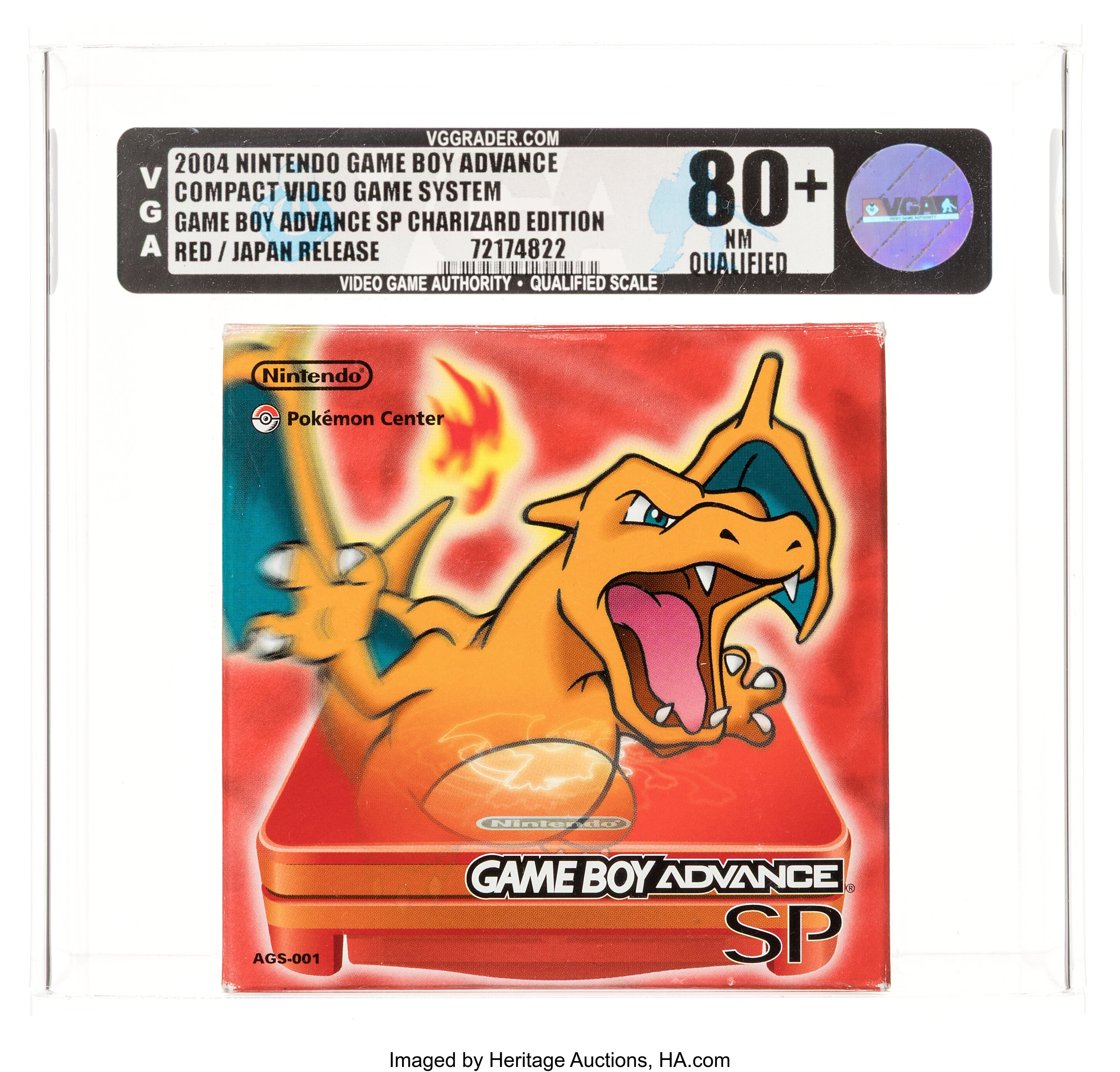 Game Boy Advance SP Console - VGA 80+ NM Qualified [Charizard | Lot ...
