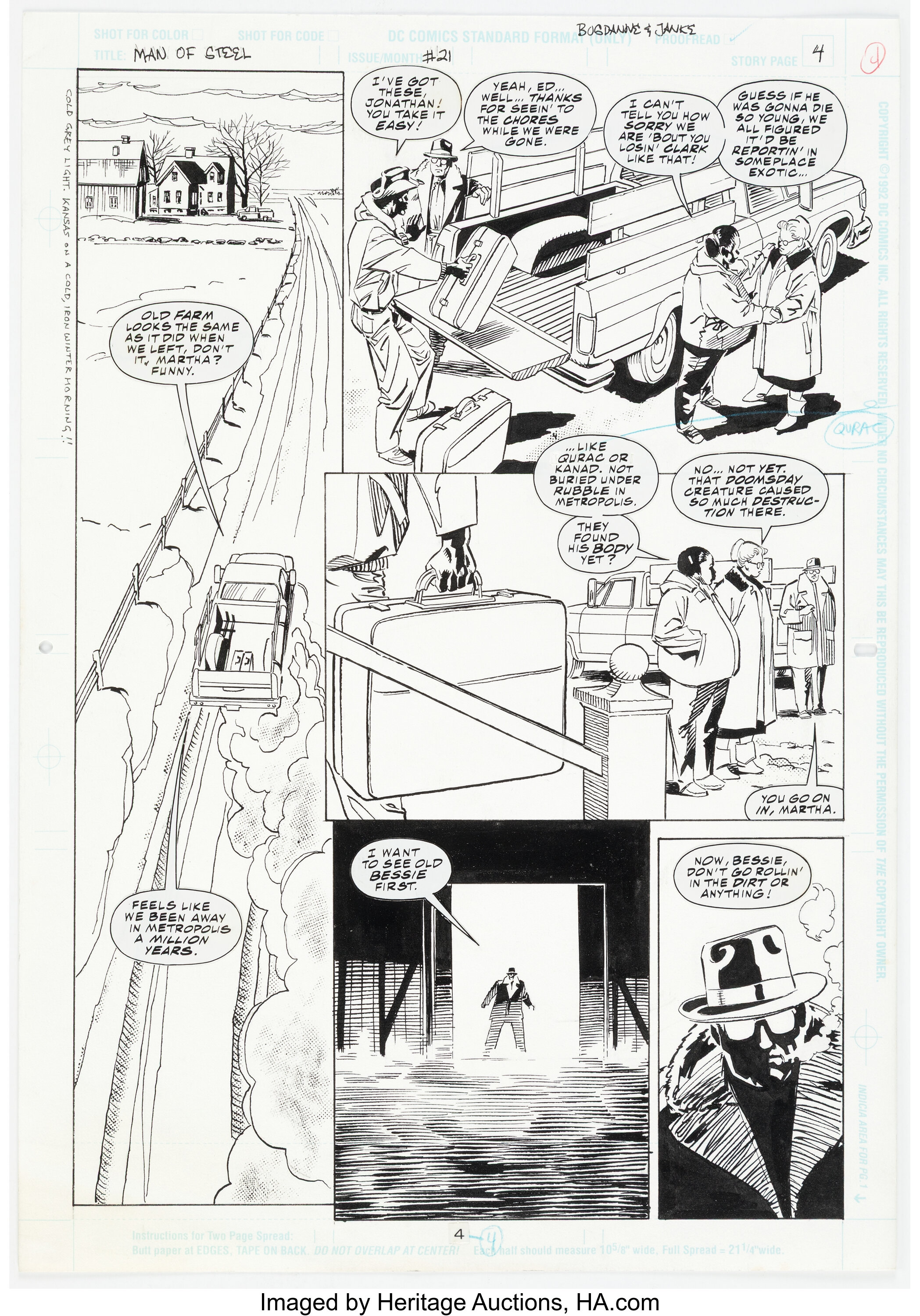 Jon Bogdanove and Dennis Janke Superman: The Man of Steel #21 Story ...