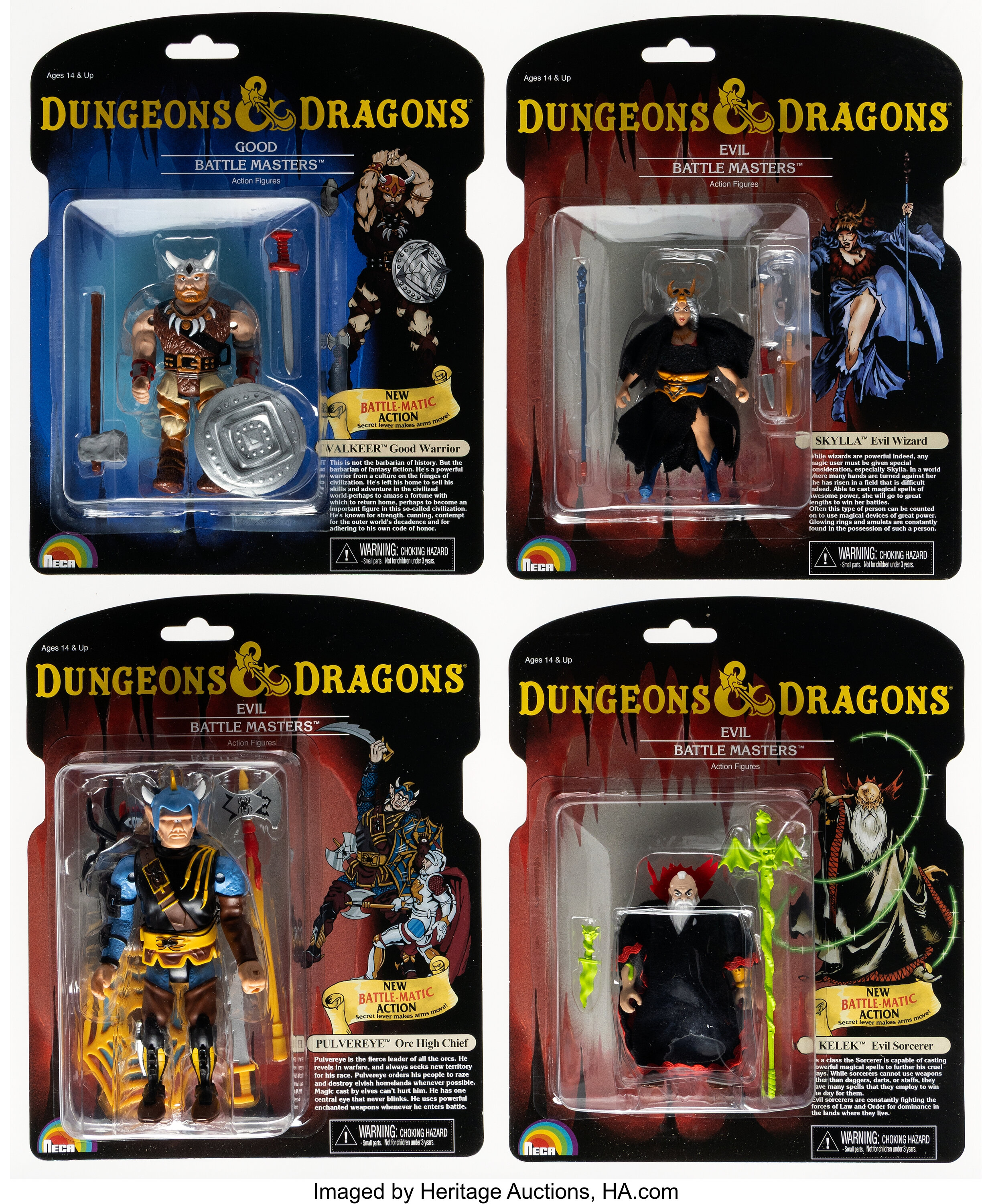 Dungeons & Dragons Lost Wave 4 SDCC Exclusive 4" Figures Complete | Lot ...