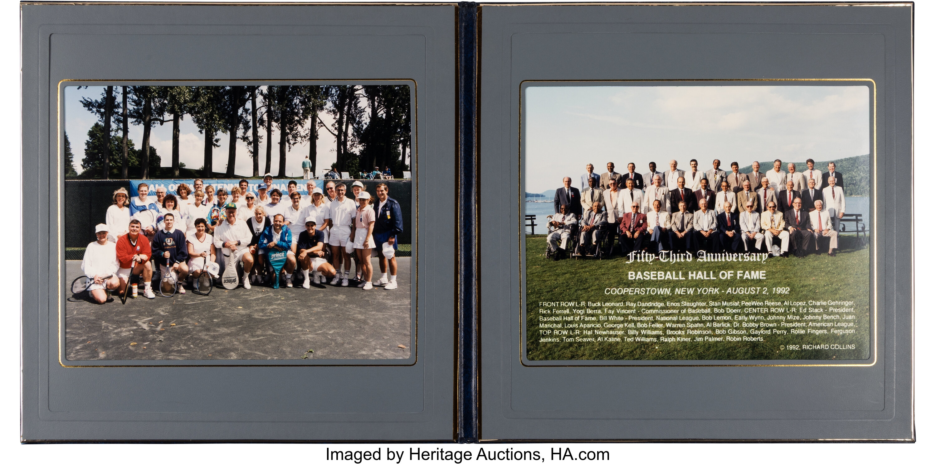 1992 Hall of Fame Induction Photograph Album Lot of 3 from The Tom ...