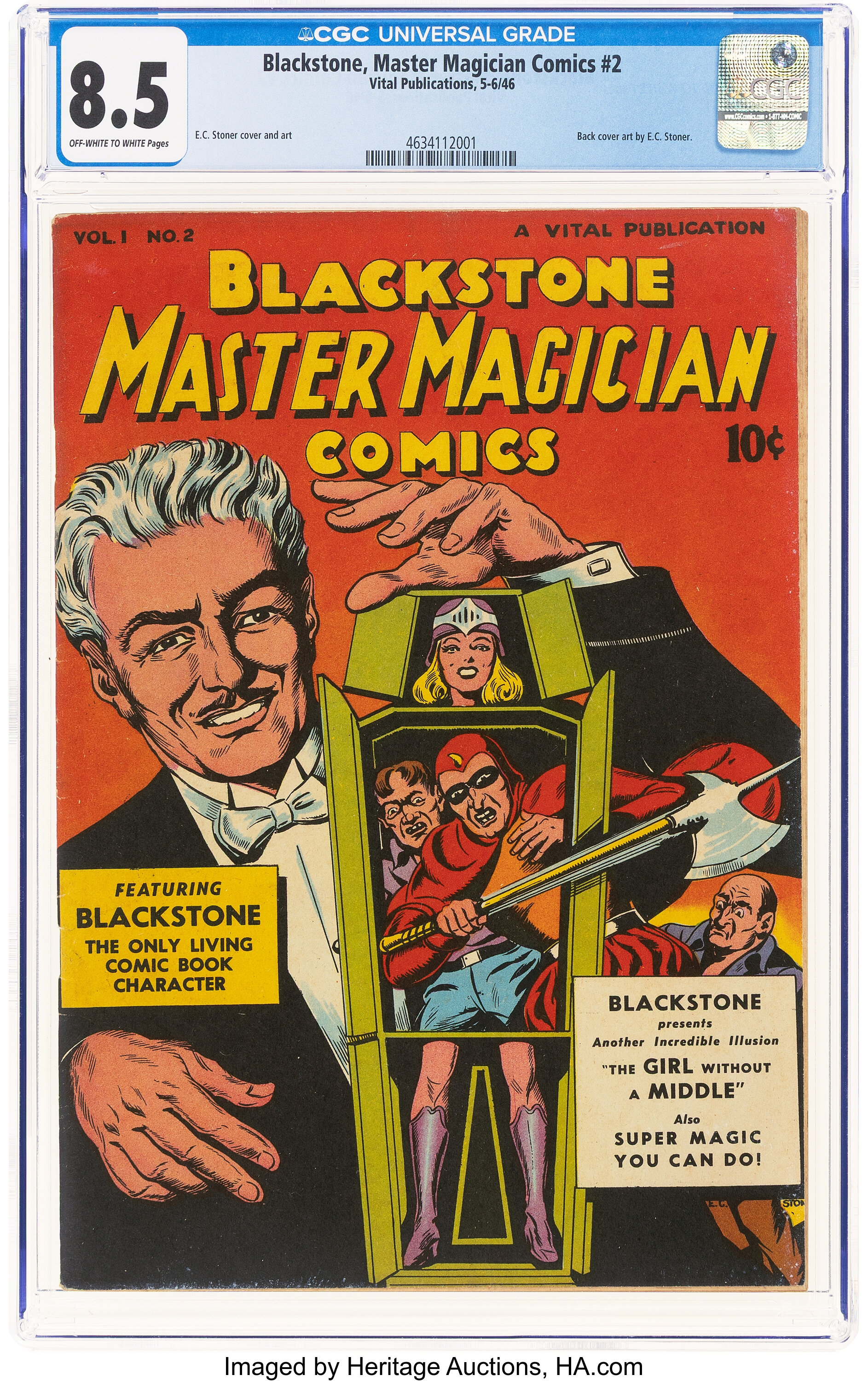 Blackstone, Master Magician Comics #2 (Vital Publications, 1946) | Lot ...