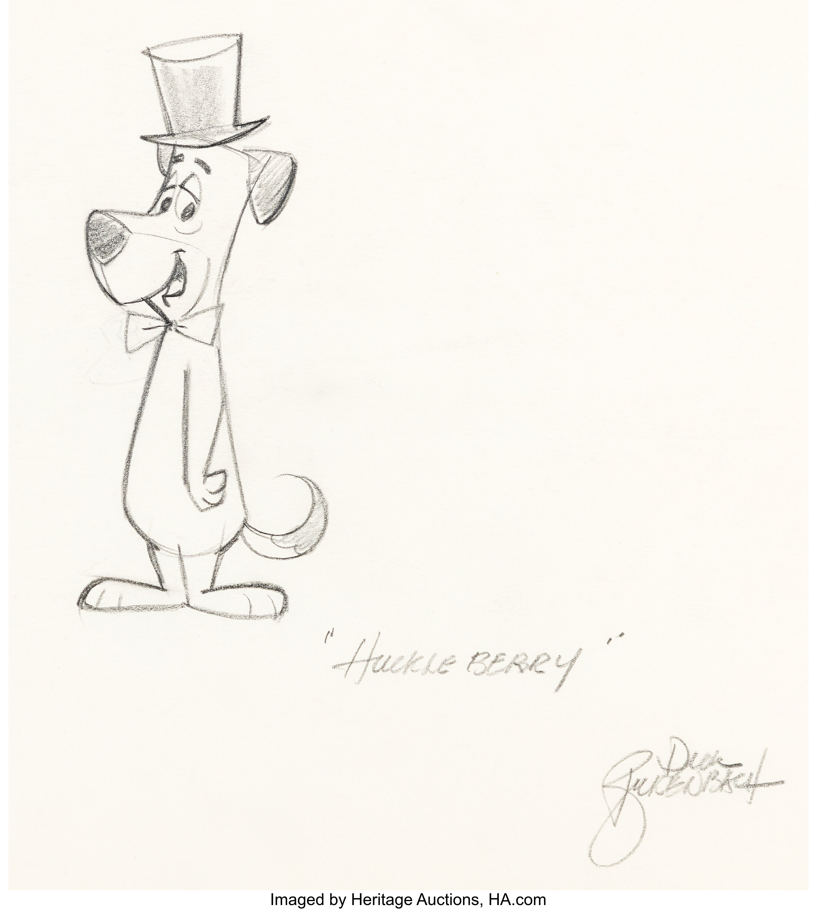 The Huckleberry Hound Show Huckleberry Hound Character Model | Lot ...