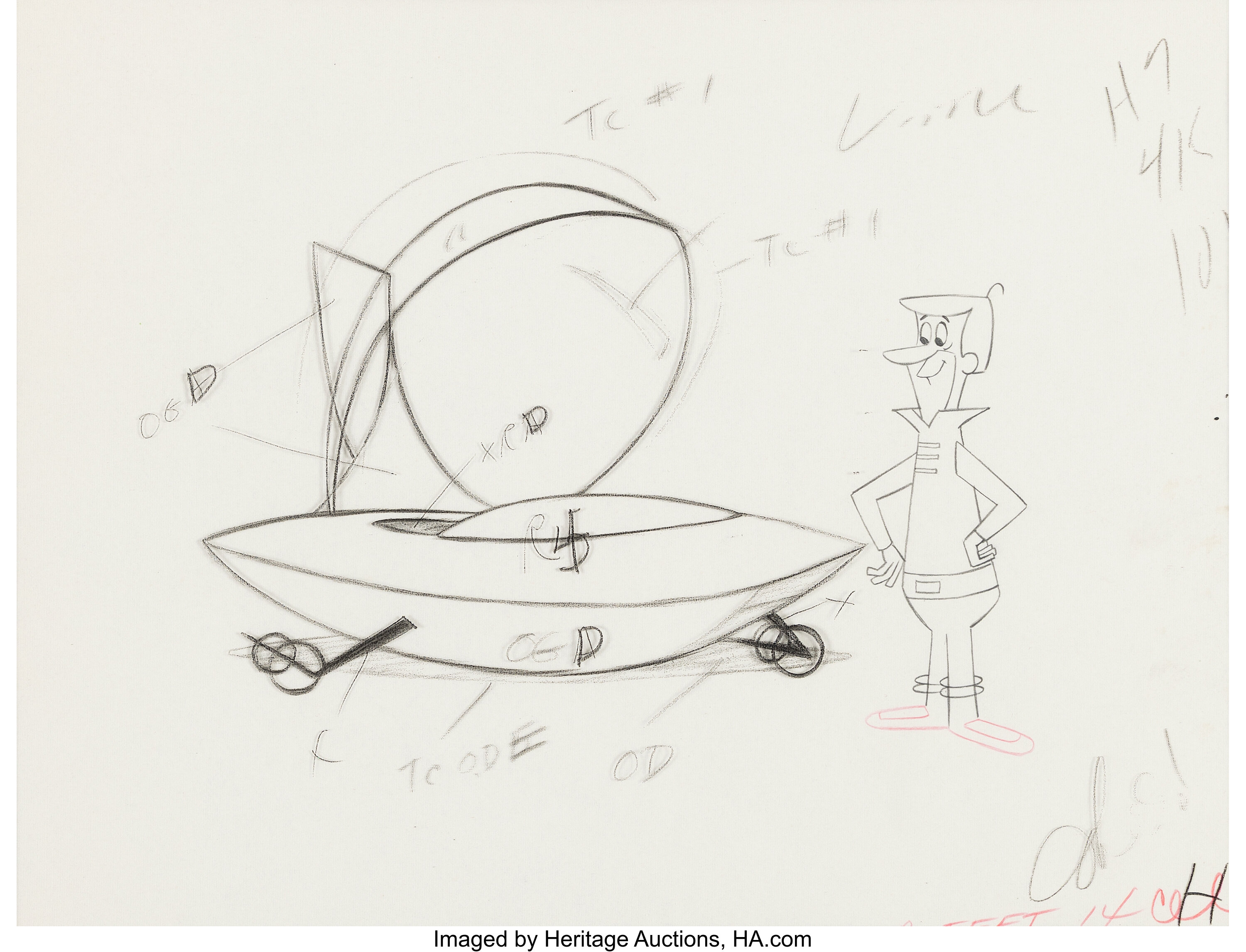 The Jetsons George Jetson Opening Title Sequence Animation Drawing ...