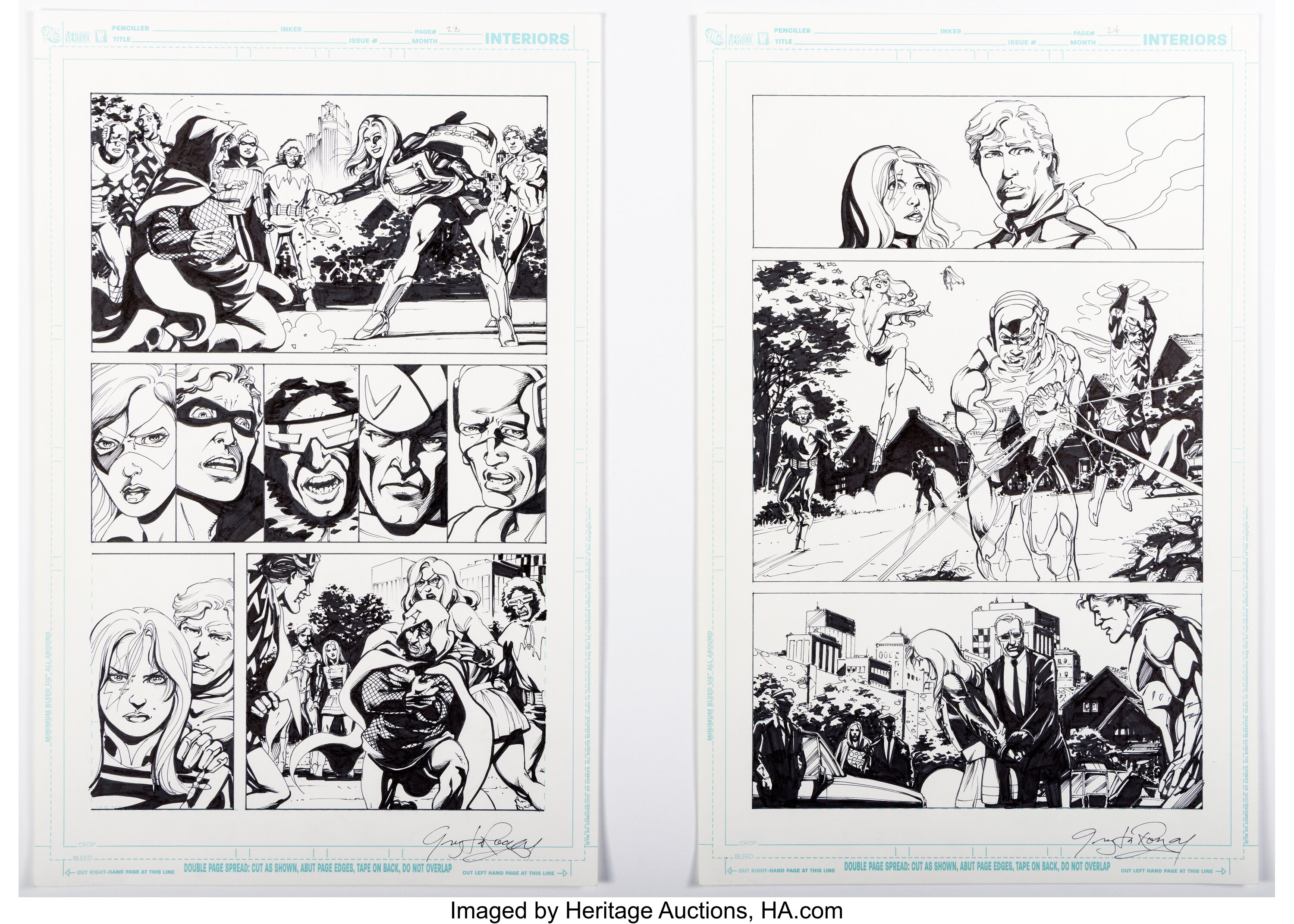 Greg LaRocque DC Retroactive: Flash - The '80s #1 Story Page 23-24 ...