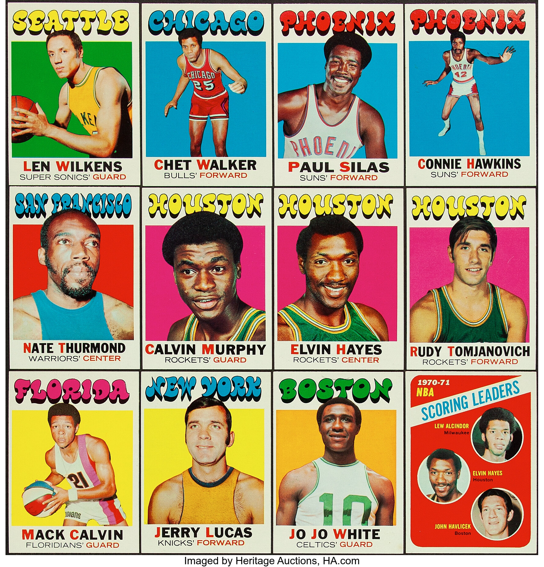 1971 Topps Basketball Collection (166). ... Basketball Cards Lots | Lot ...