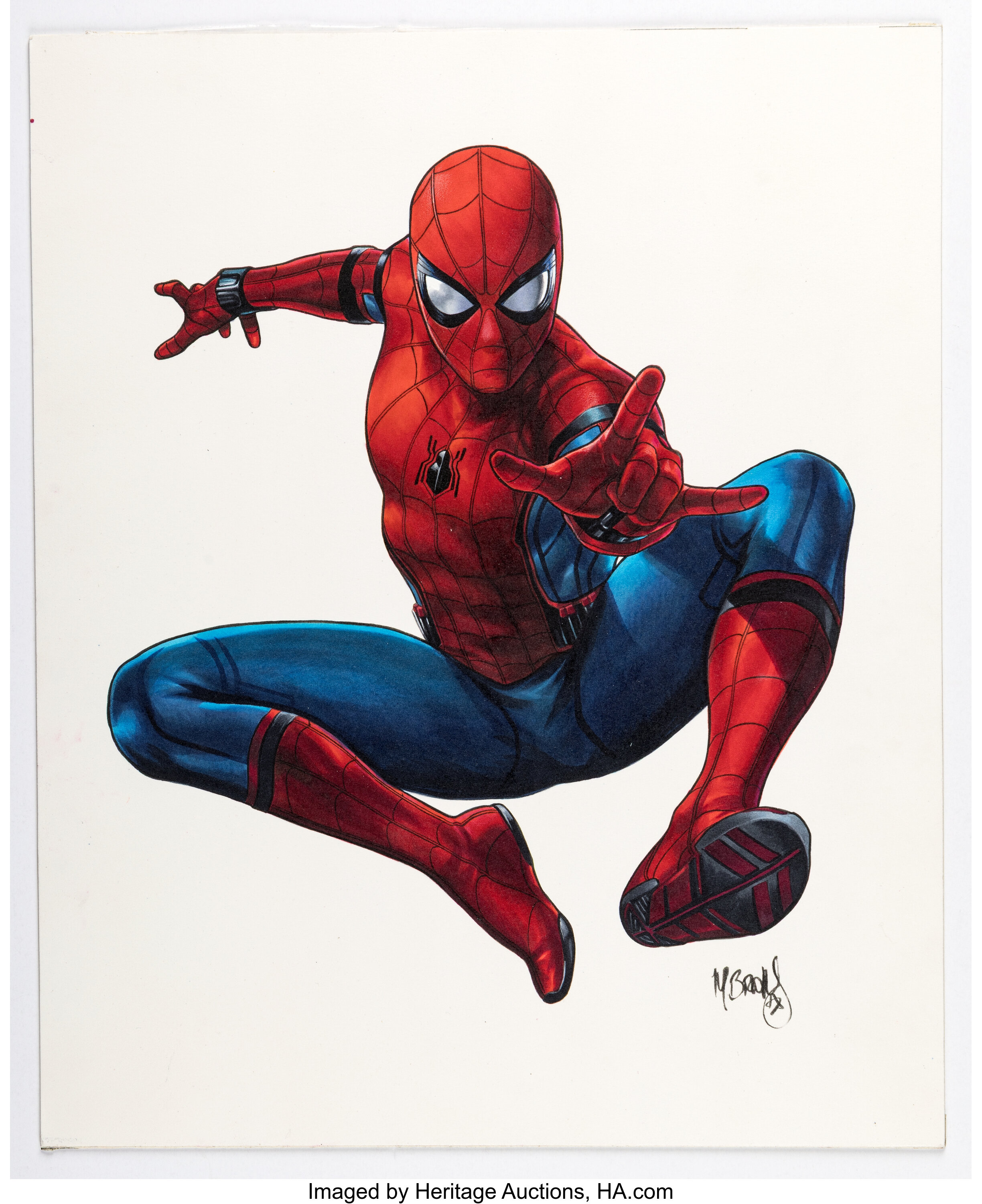 Mark Brooks - Spider-Man Painting Original Art (2021).... Original ...