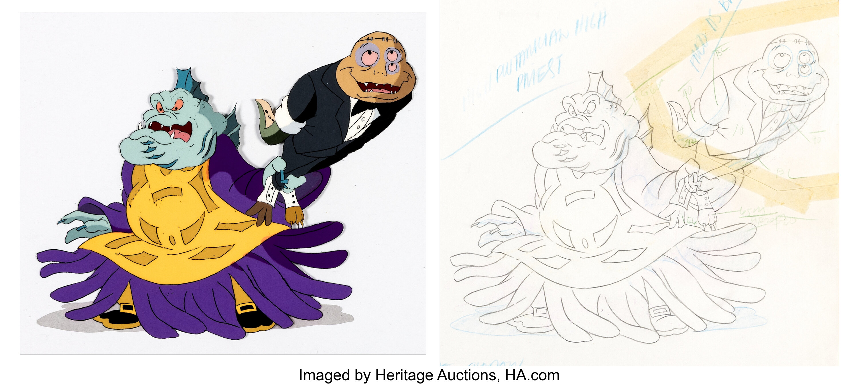 Biker Mice from Mars Lord Camembert and Fred the Mutant Original | Lot ...