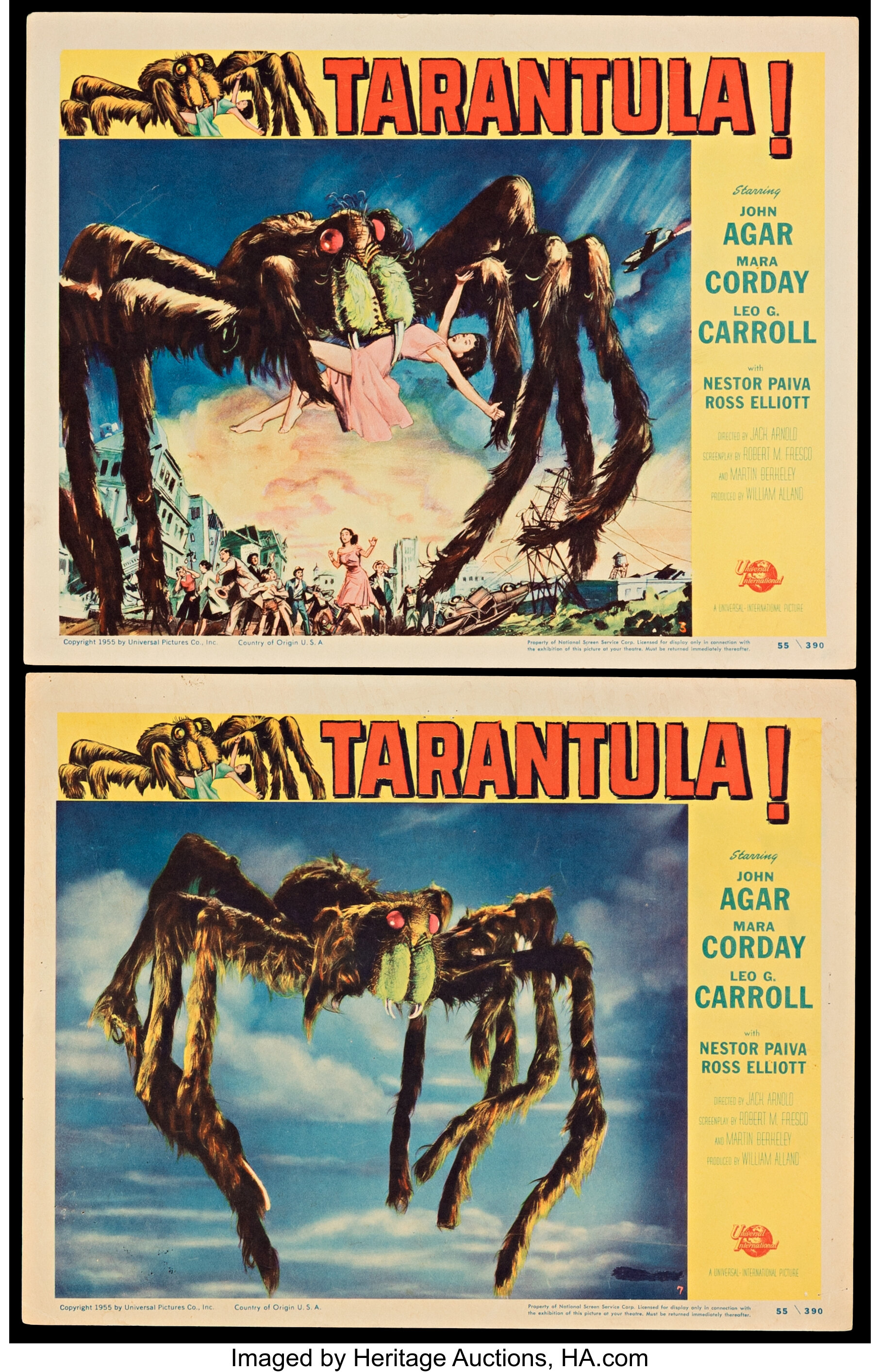 Tarantula (Universal International, 1955). Very Fine-. Lobby Cards ...
