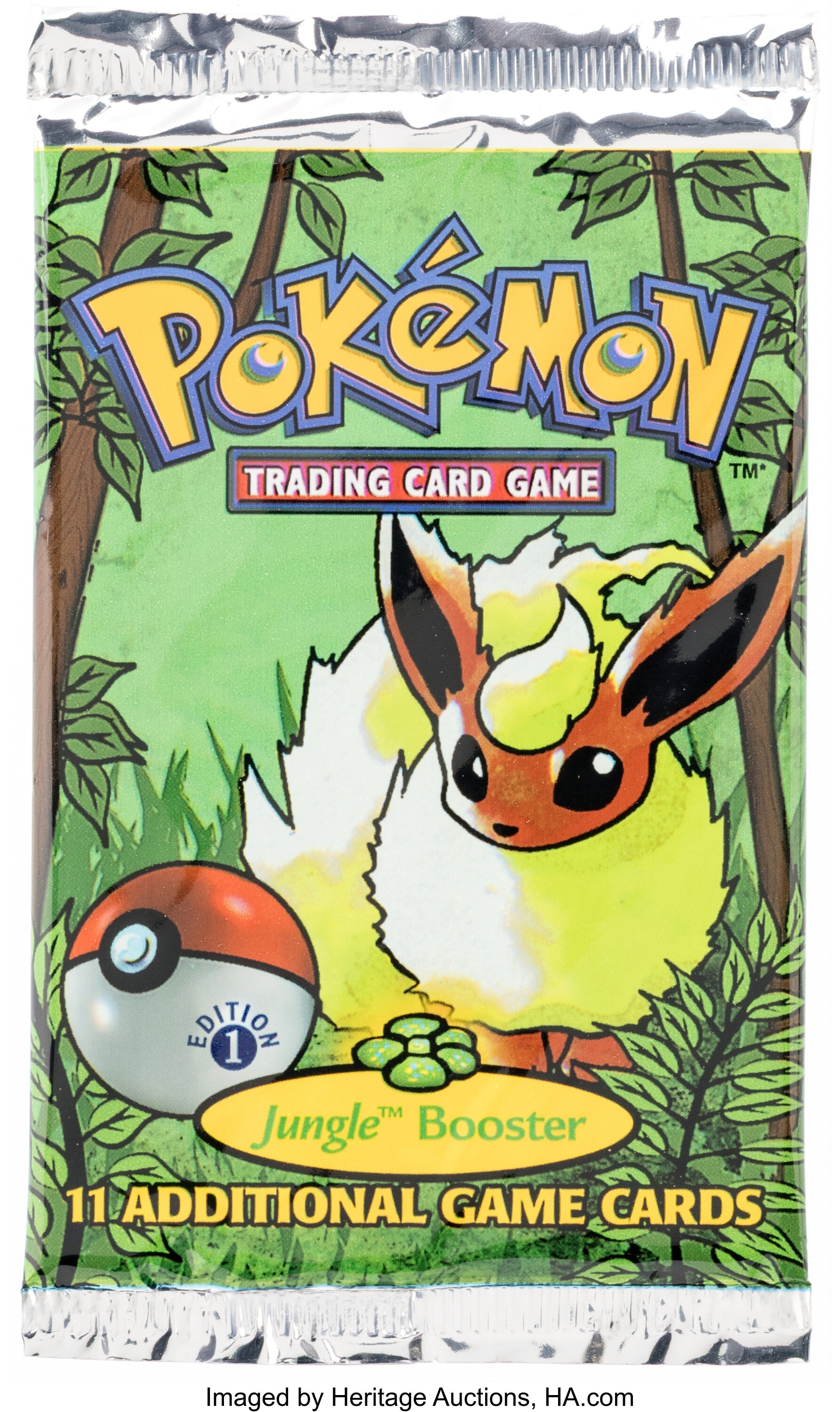 Pokémon 1st Edition Jungle Sealed Booster Pack (Wizards of the | Lot ...