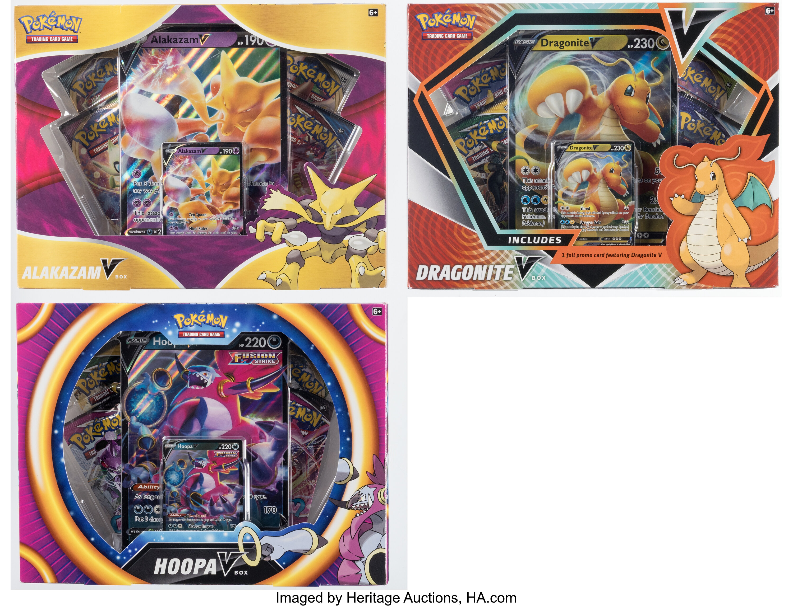 Pokémon Variety Sealed V Boxes Group of 3 (The Pokémon Company, | Lot ...