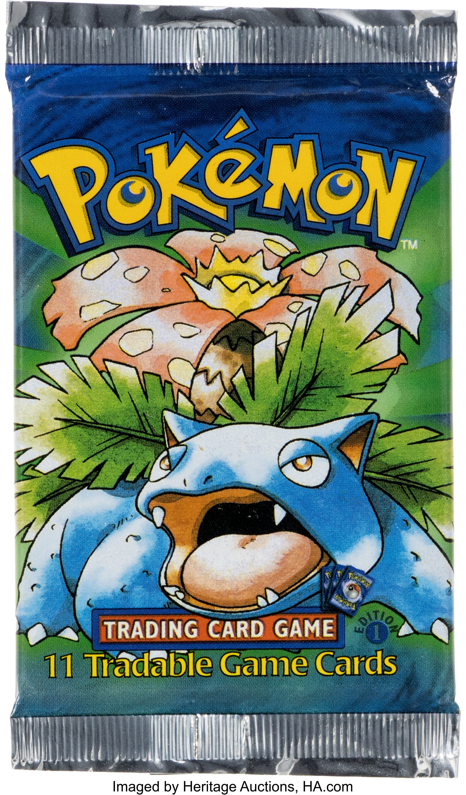 Pokémon 1st Edition Base Set Sealed Booster Pack (Wizards of the | Lot ...