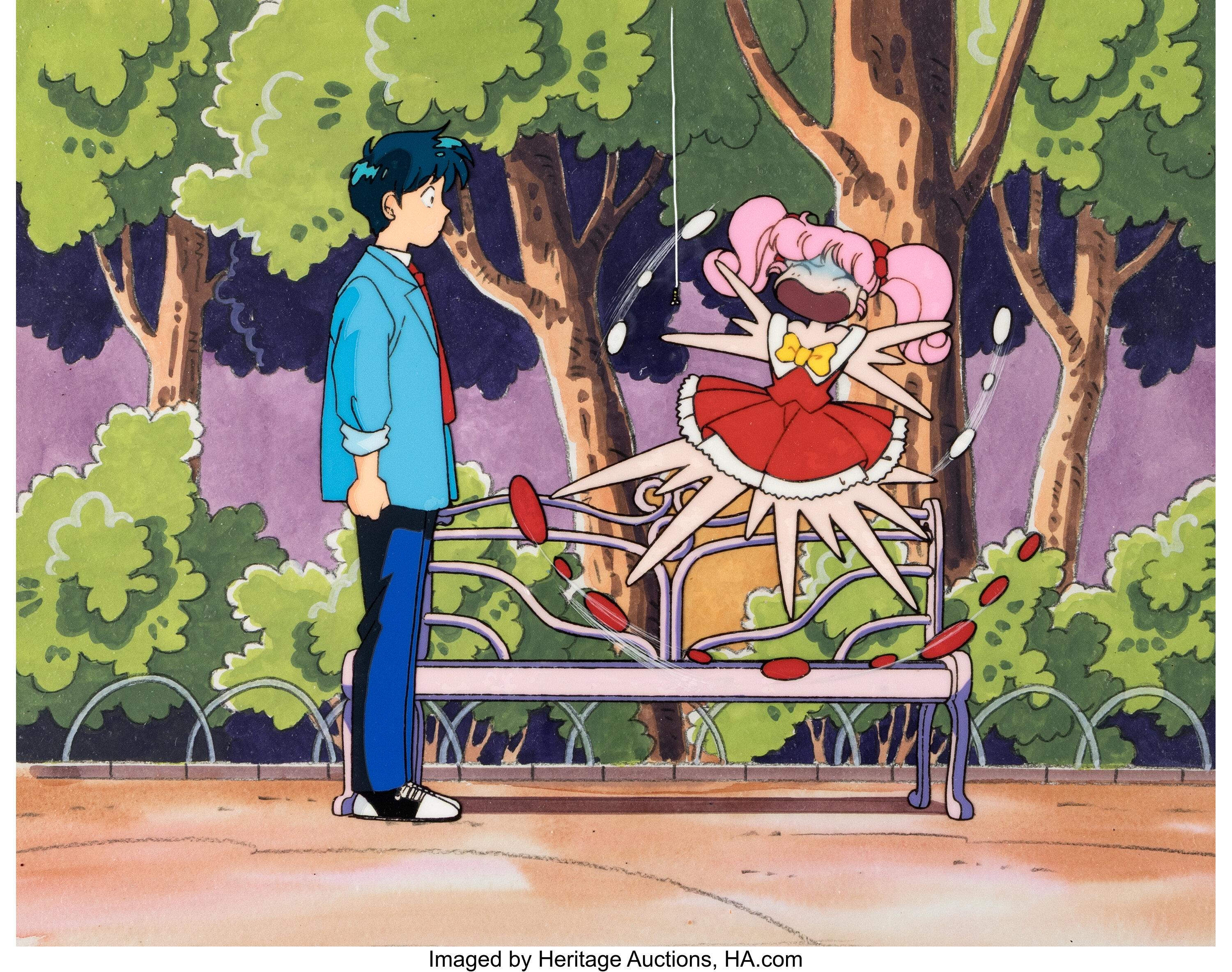 I'll Make a Habit of It Kei Production Cel Setup with Master | Lot ...