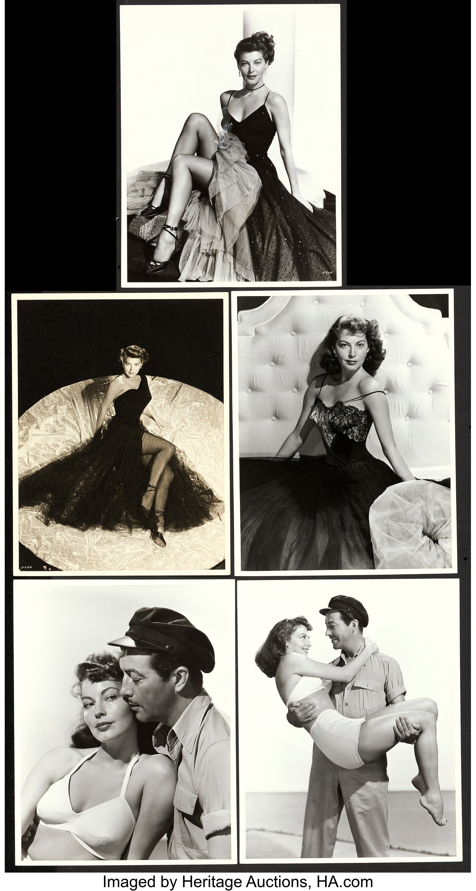 Ava Gardner in The Bribe (MGM, 1949). Overall: Very Fine+. Portrait ...
