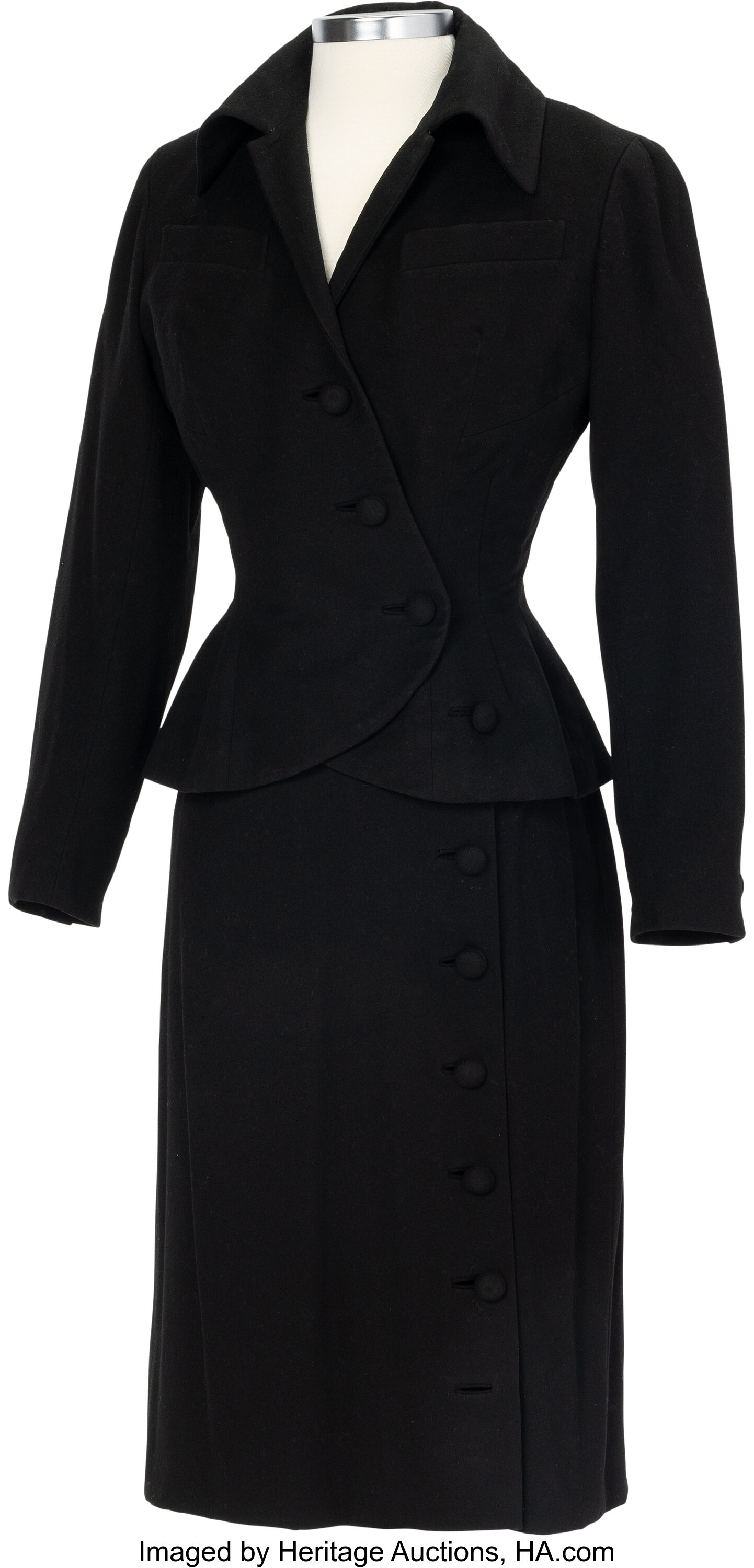 Marilyn Monroe Christian Dior Wool Skirt Suit Worn on Her Honeymoon ...