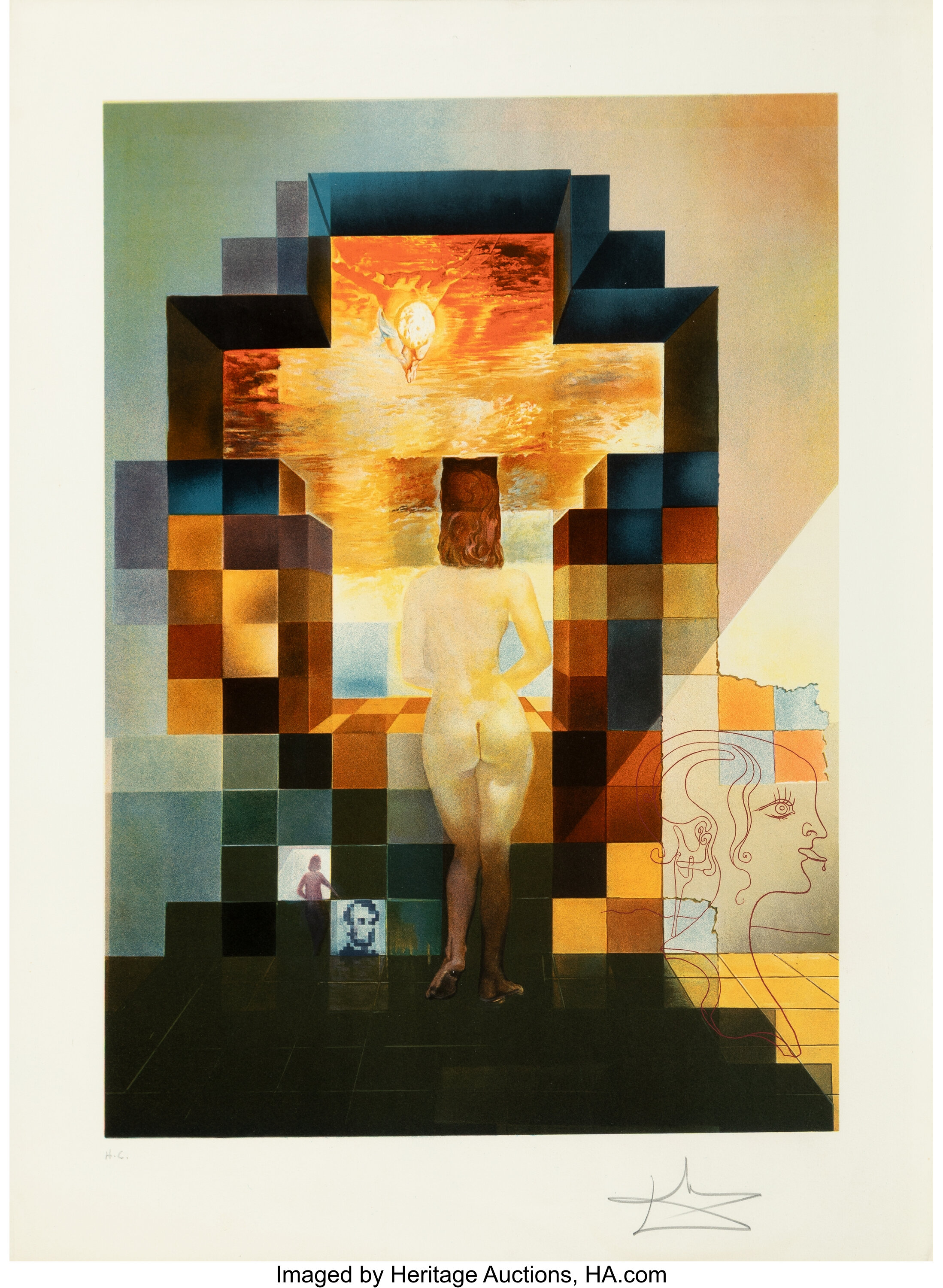 Salvador Dalí (1904-1989). Lincoln in Dalivision, 1976. | Lot #41022 ...