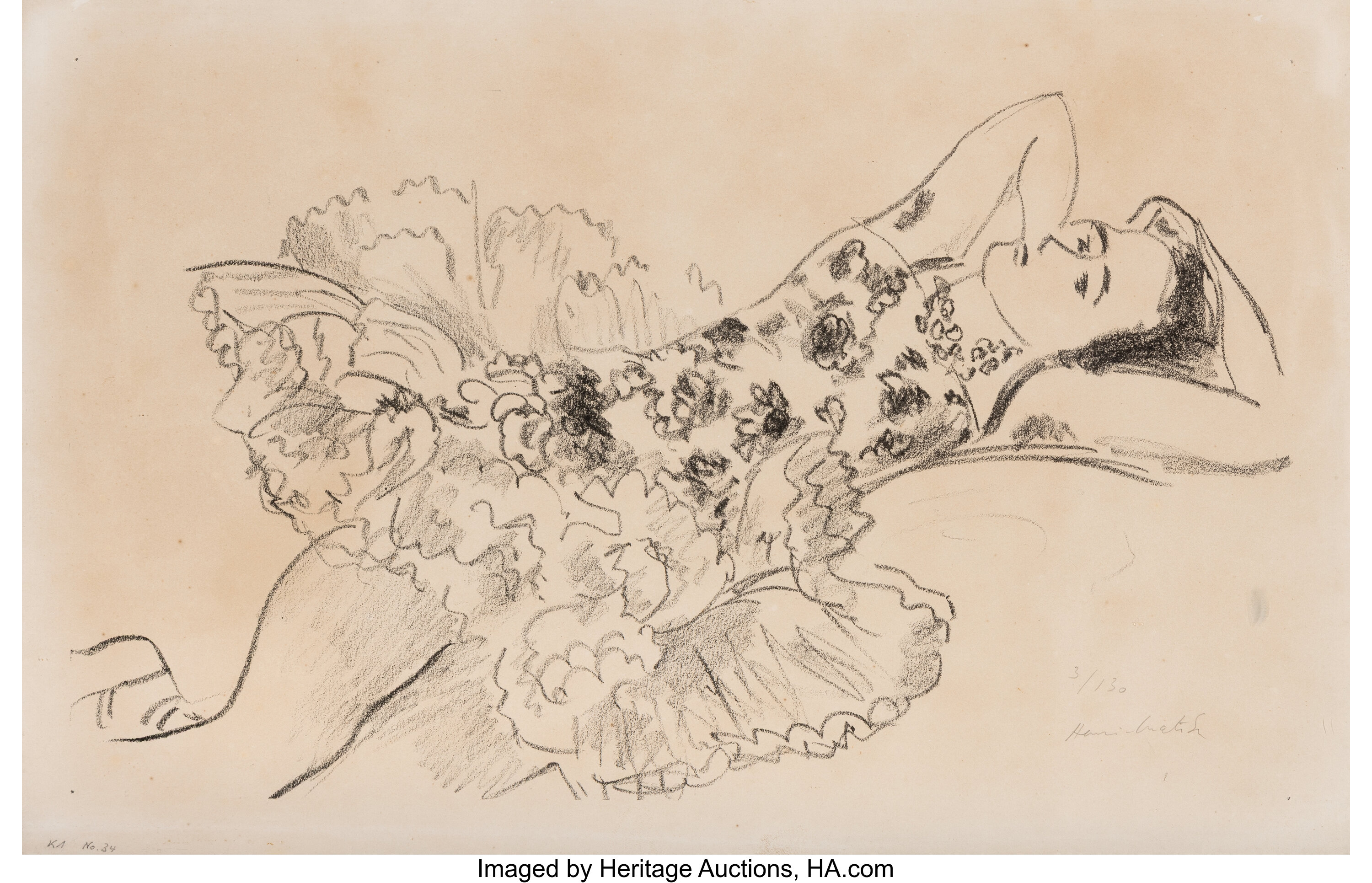 Henri Matisse (1869-1954). Danseuse couchée, from Dix Danseuses, | Lot ...