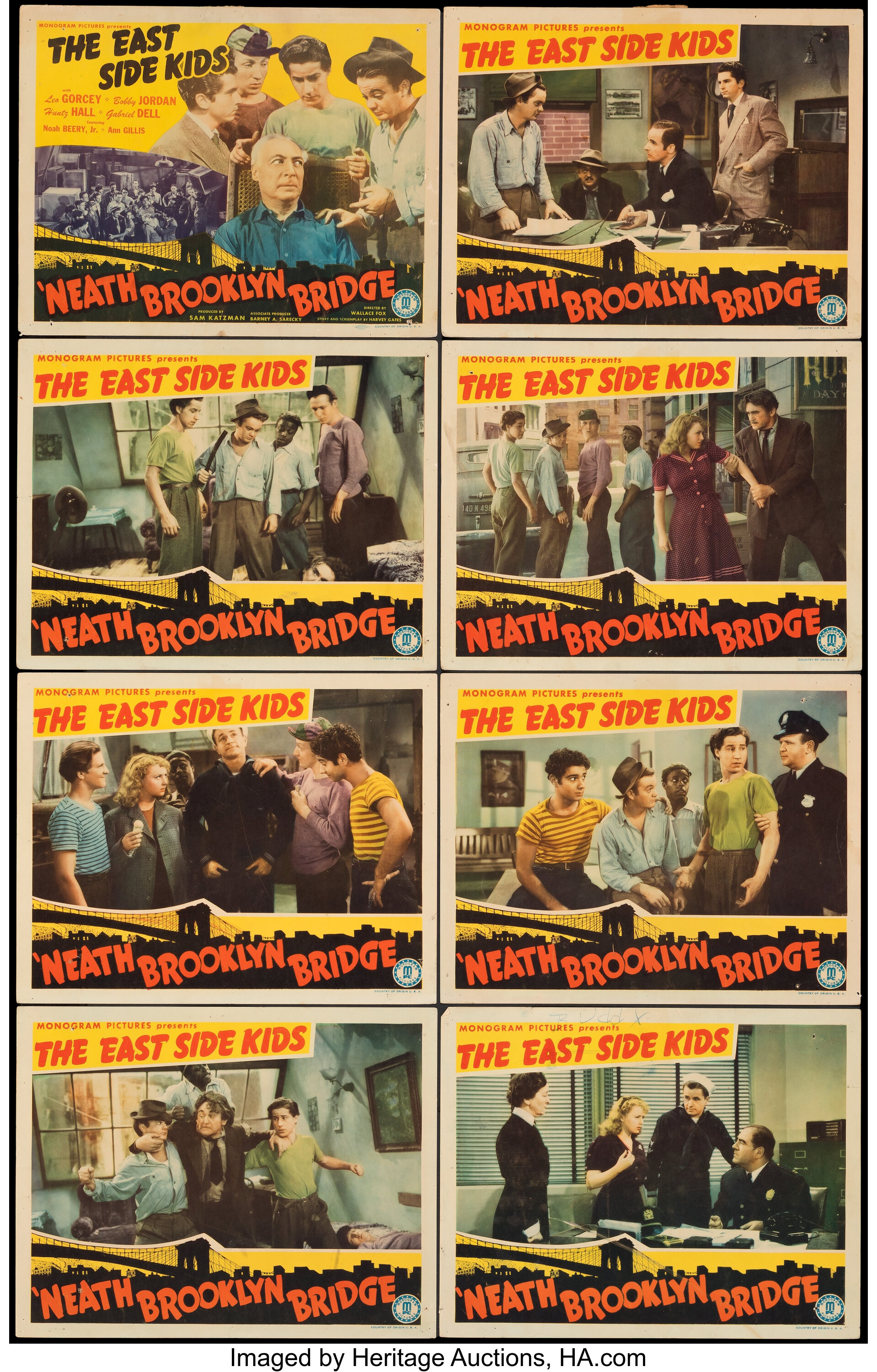 'Neath Brooklyn Bridge (Monogram, 1942 & R-1949). Fine/Very Fine. | Lot ...