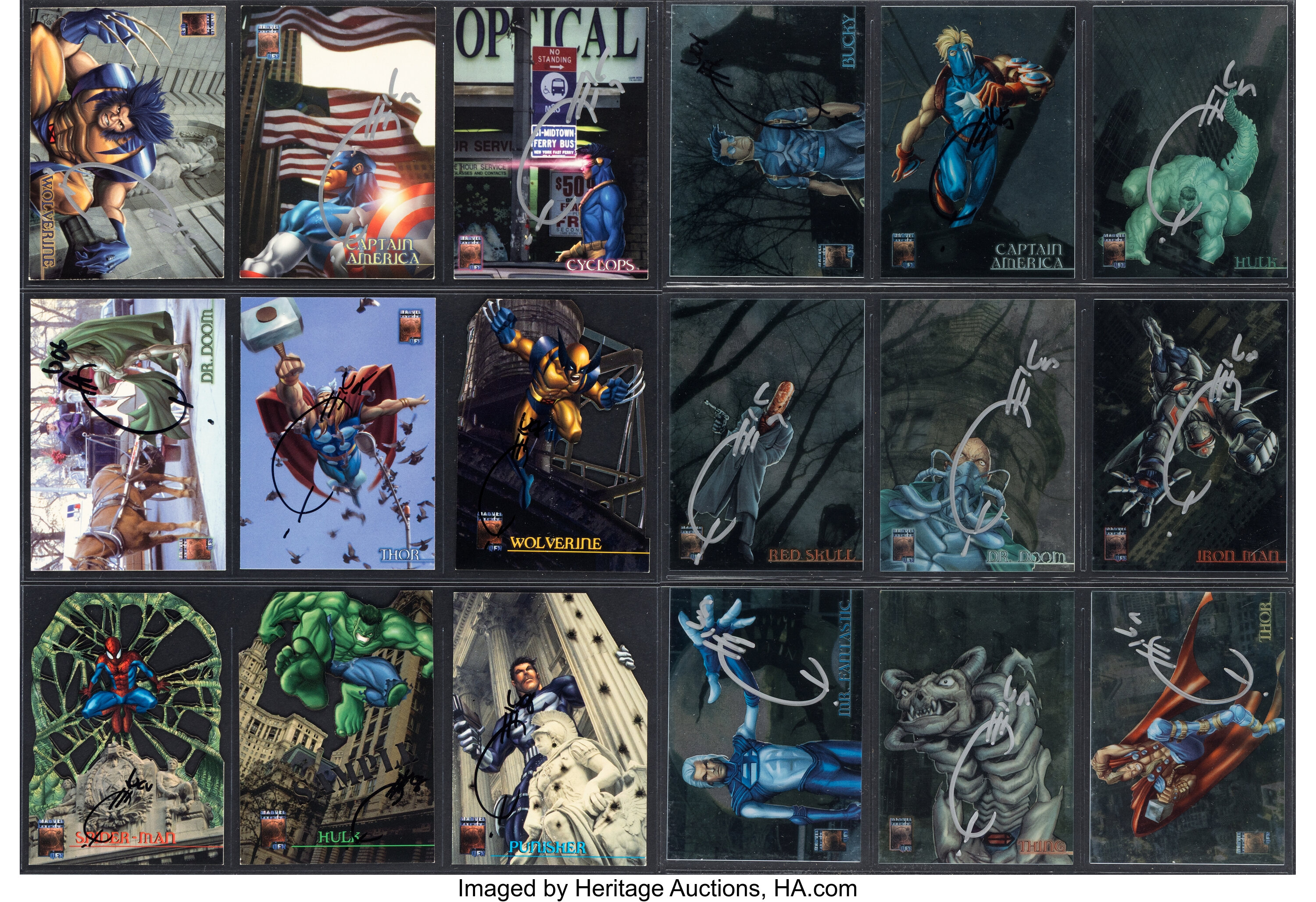 1997 Fleer/SkyBox Marvel Premium QFX - Complete Set of 72 Cards - | Lot ...